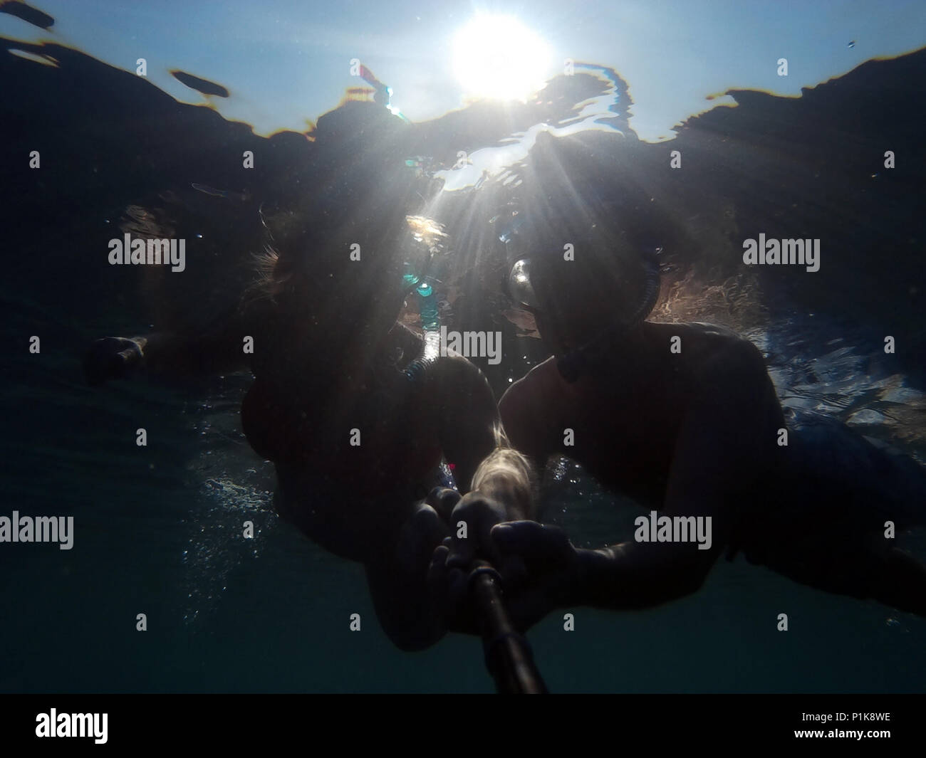 Selfie Underwater High Resolution Stock Photography and Images - Alamy