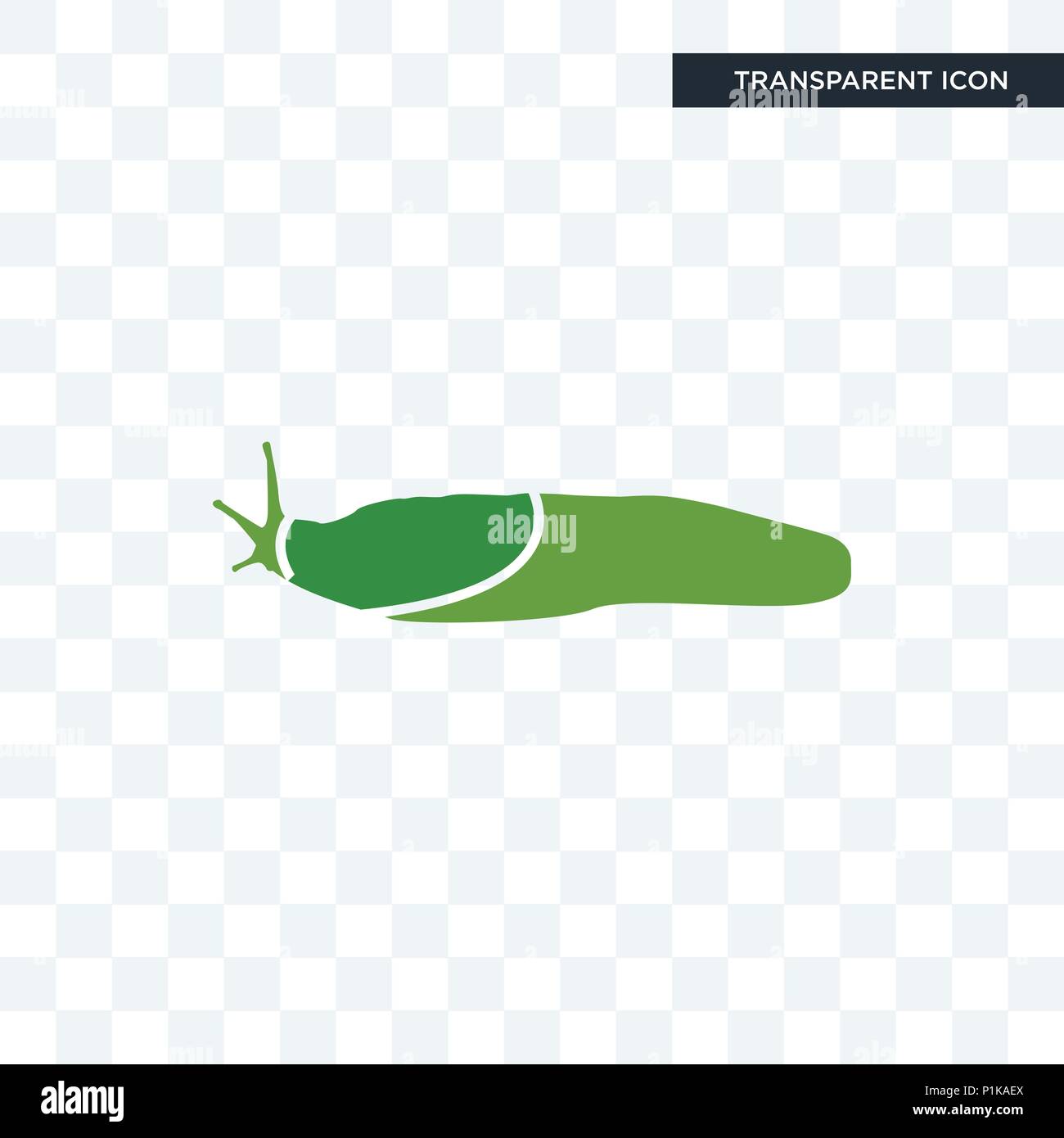 slug vector icon isolated on transparent background, slug logo concept ...