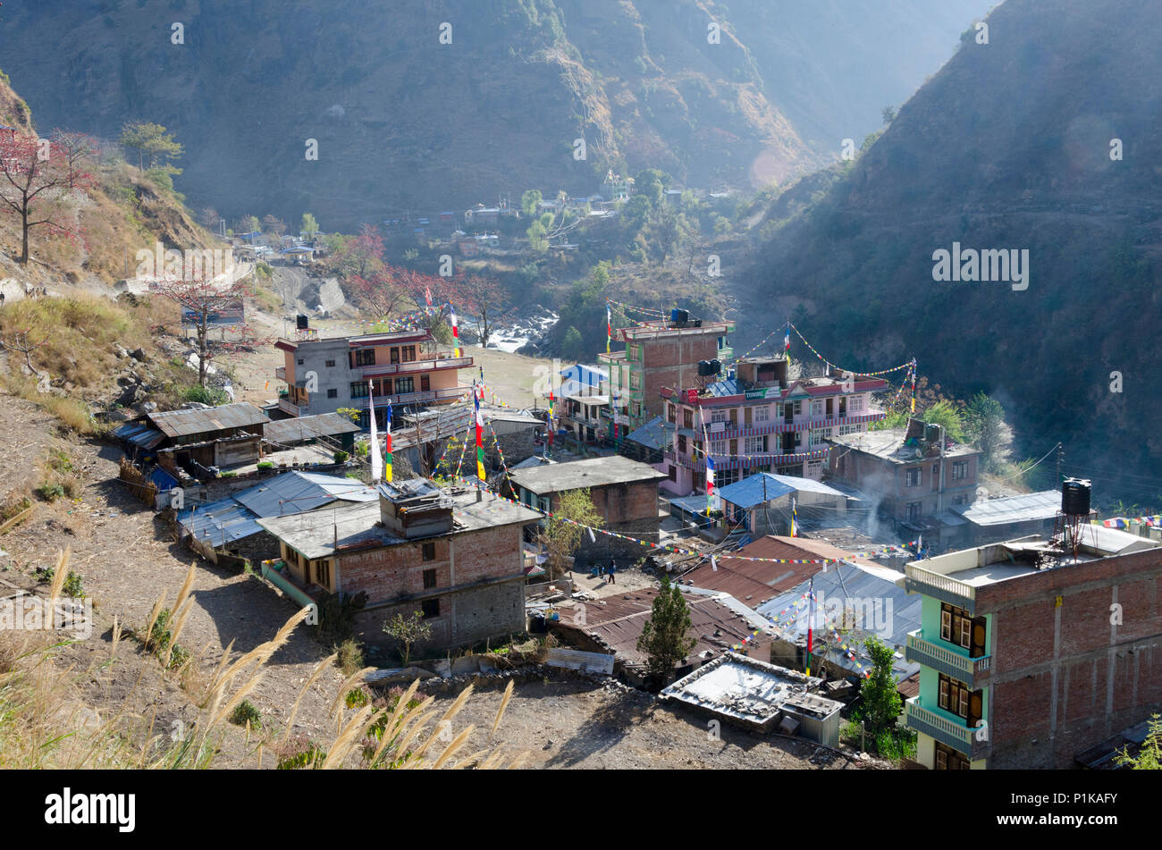 Syabrubesi, Kathmandu, Nepal Stock Photo - Alamy