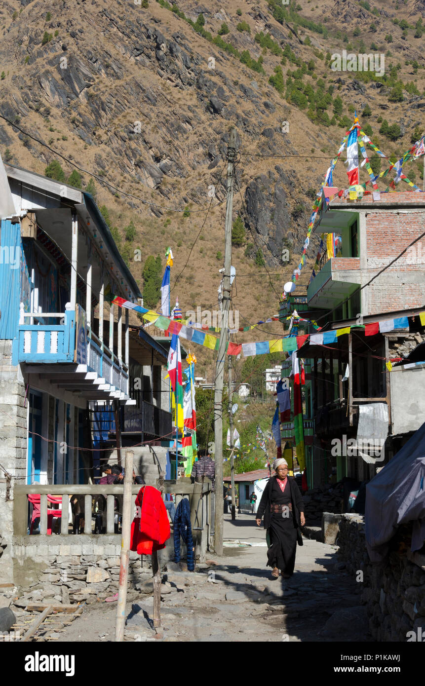 Old syabrubesi hi-res stock photography and images - Alamy