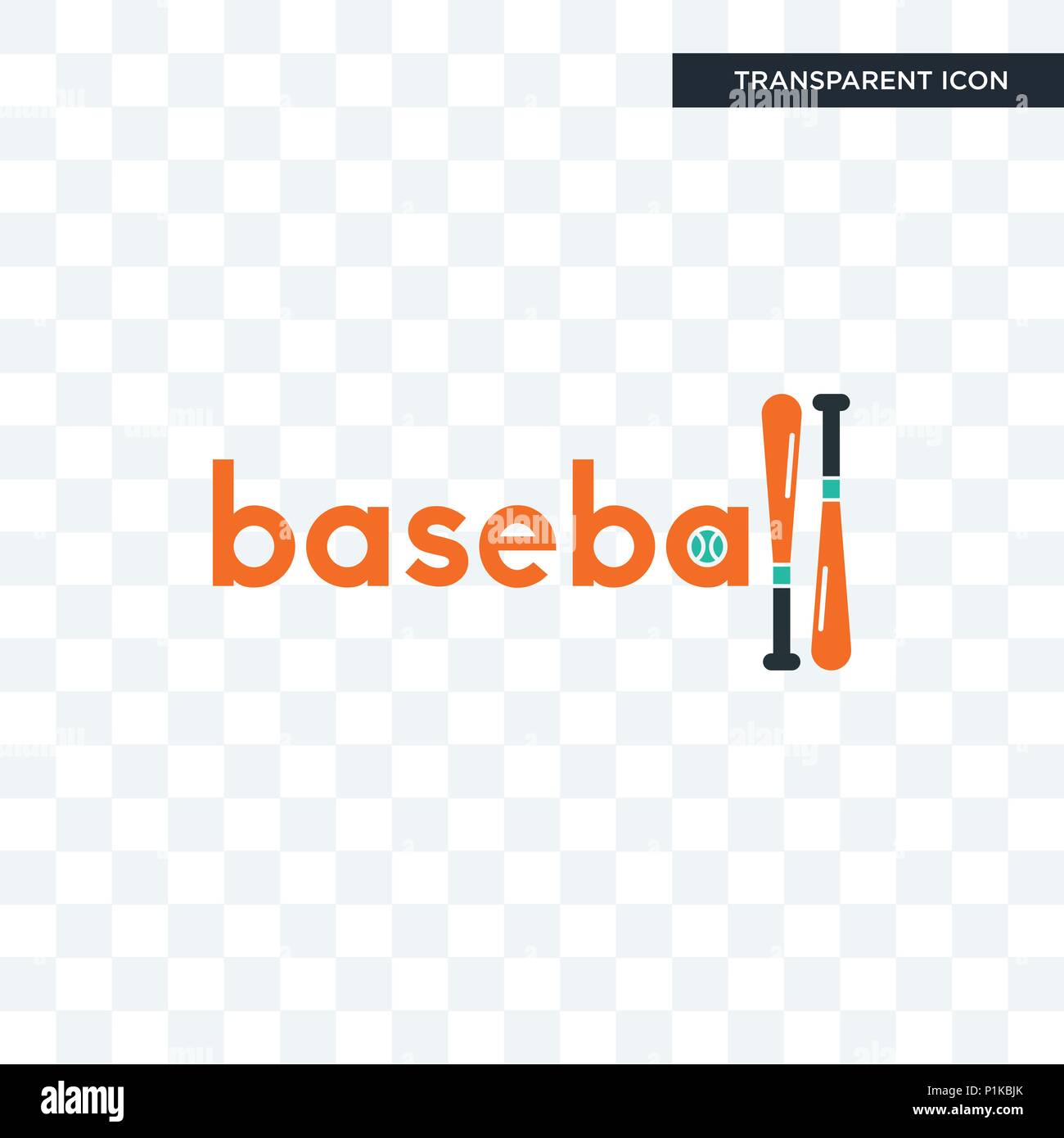baseball vector icon isolated on transparent background, baseball logo ...