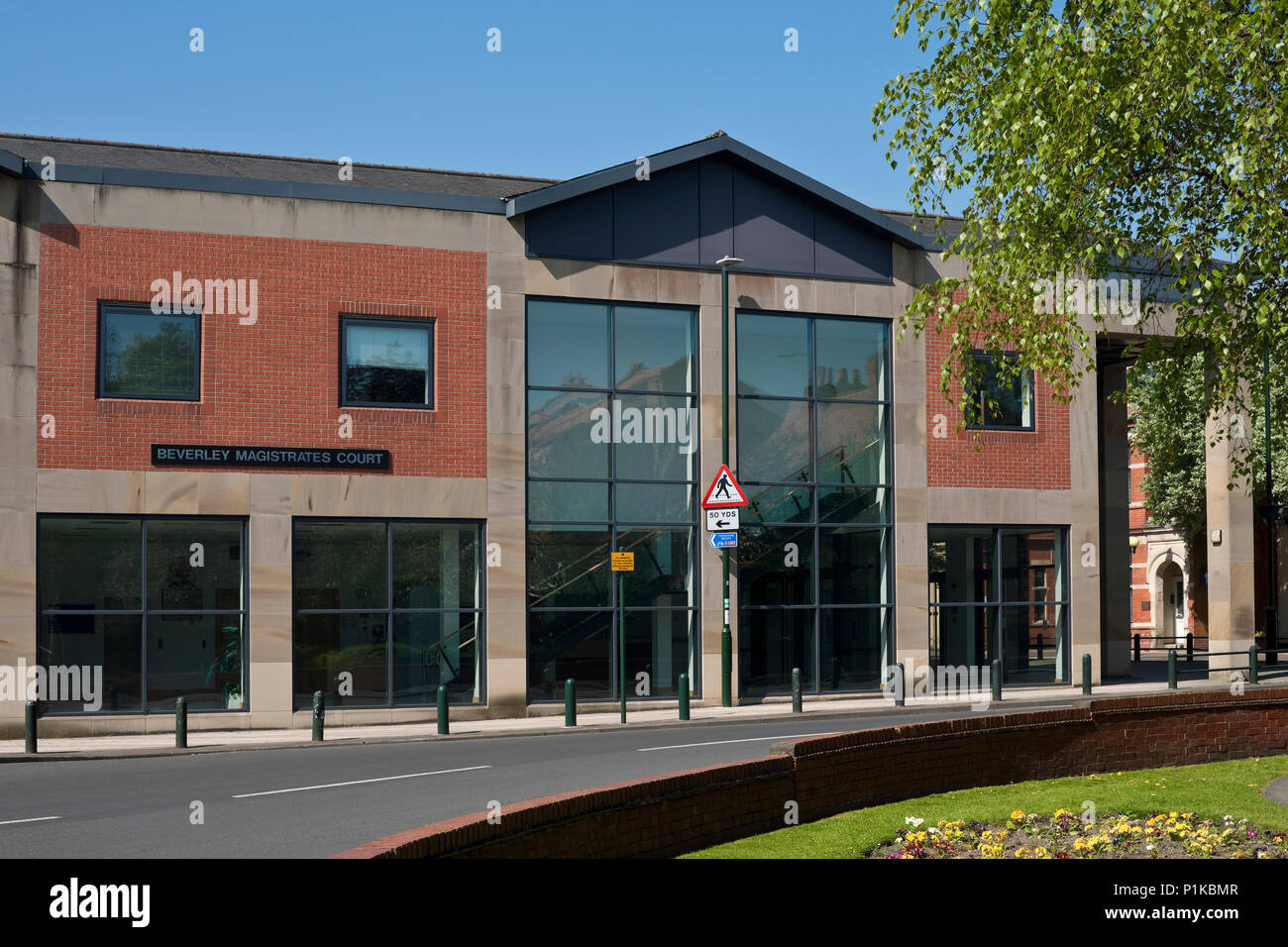 Magistrates Court building exterior Beverley East Yorkshire England UK ...