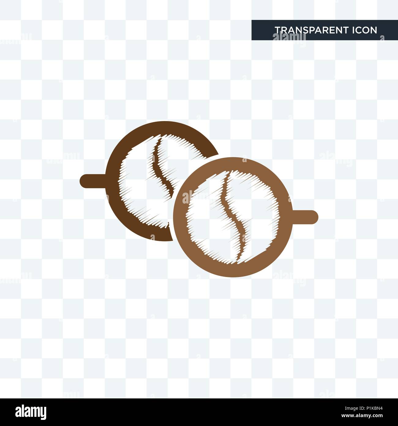 cofee vector icon isolated on transparent background, cofee logo ...