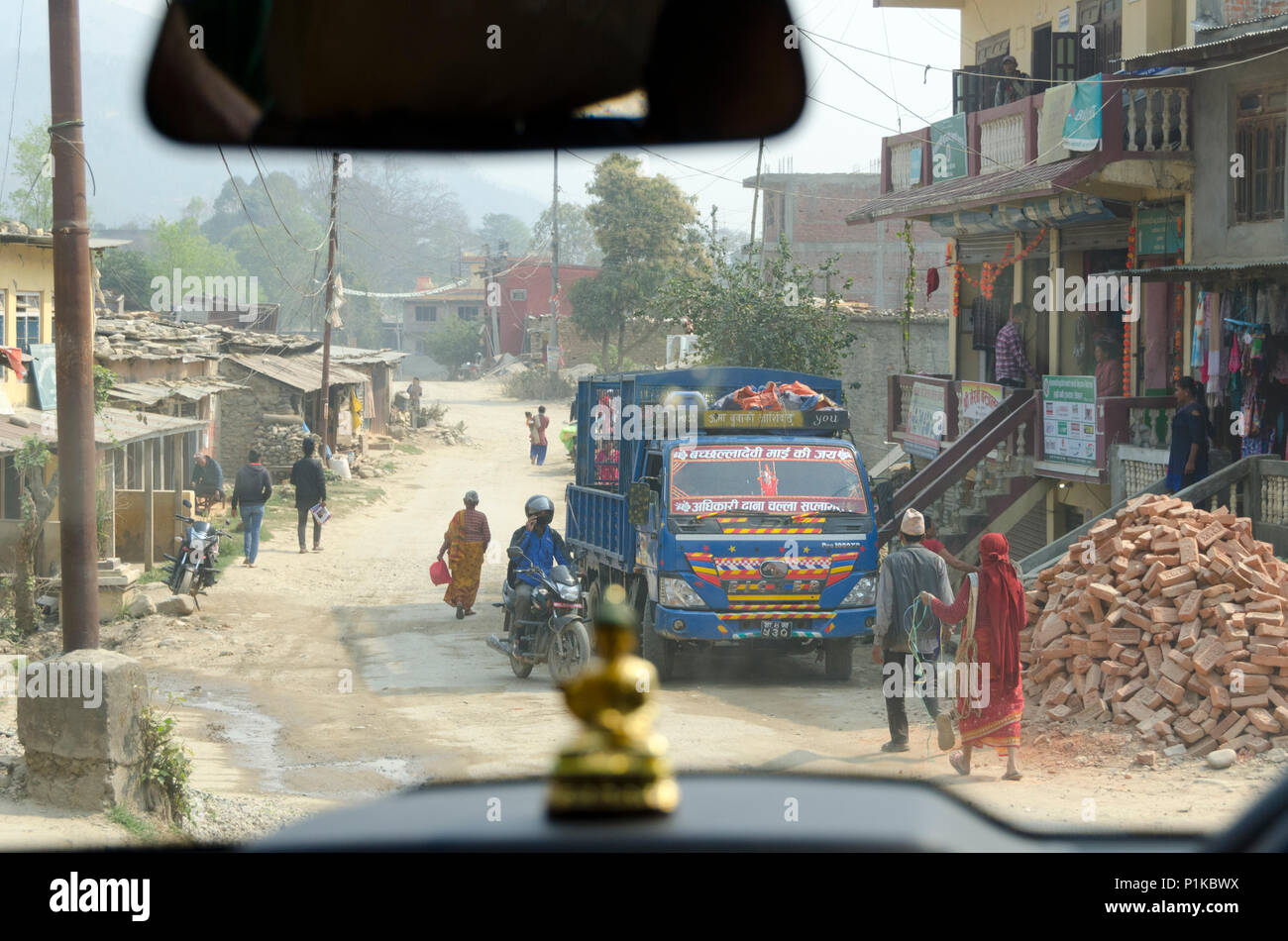 Lorry dusty road hi-res stock photography and images - Alamy