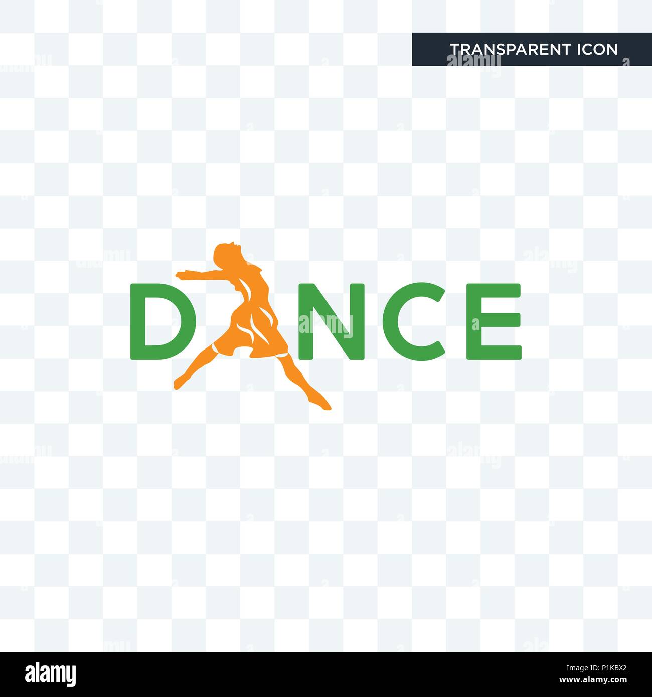 dance vector icon isolated on transparent background, dance logo ...