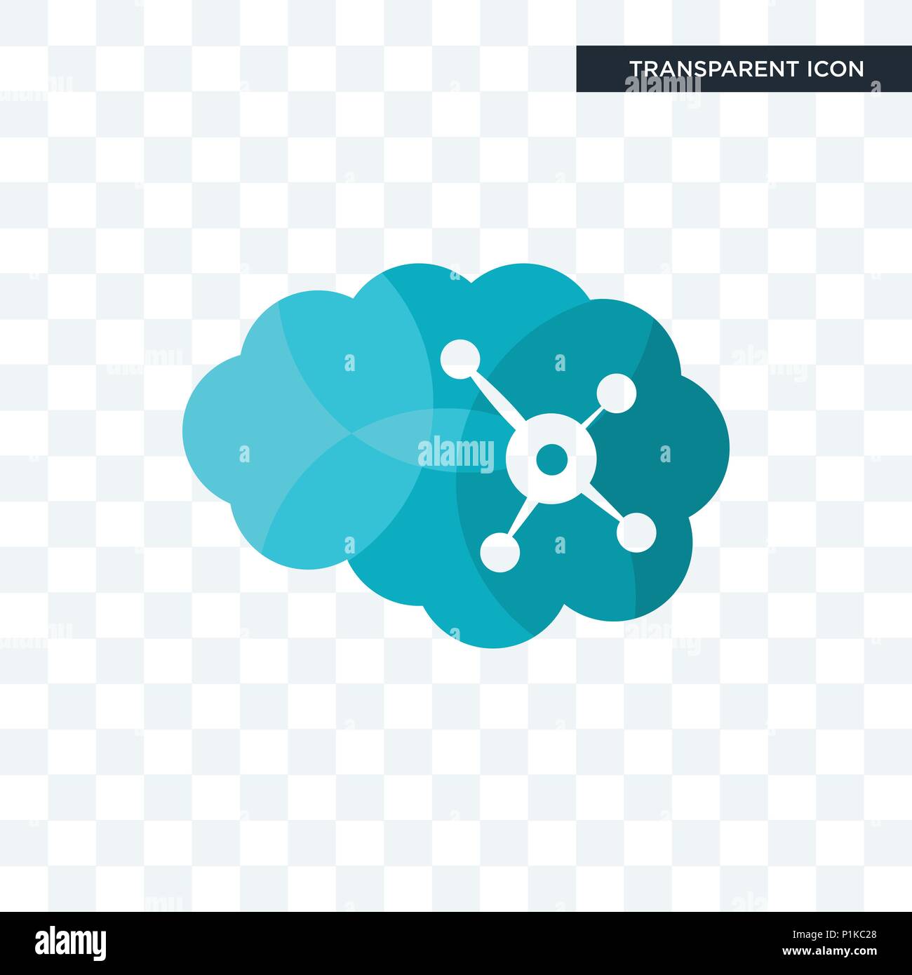 neuro vector icon isolated on transparent background, neuro logo ...