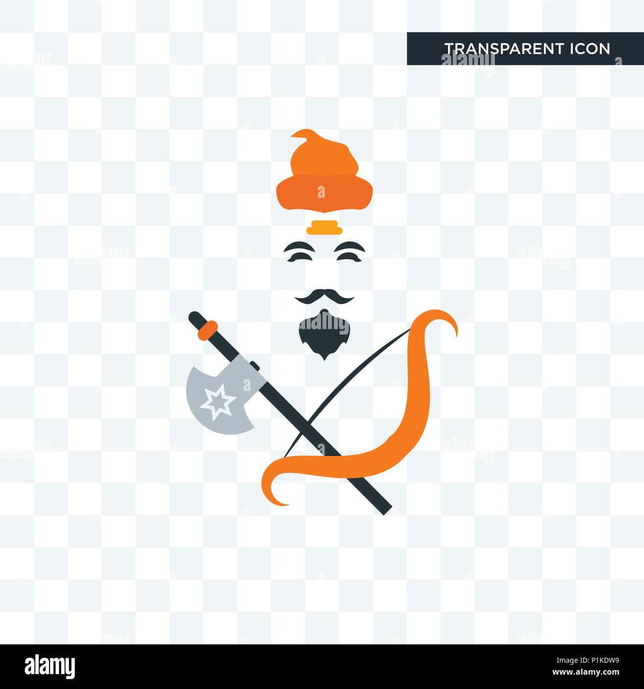 brahmin vector icon isolated on transparent background, brahmin logo ...