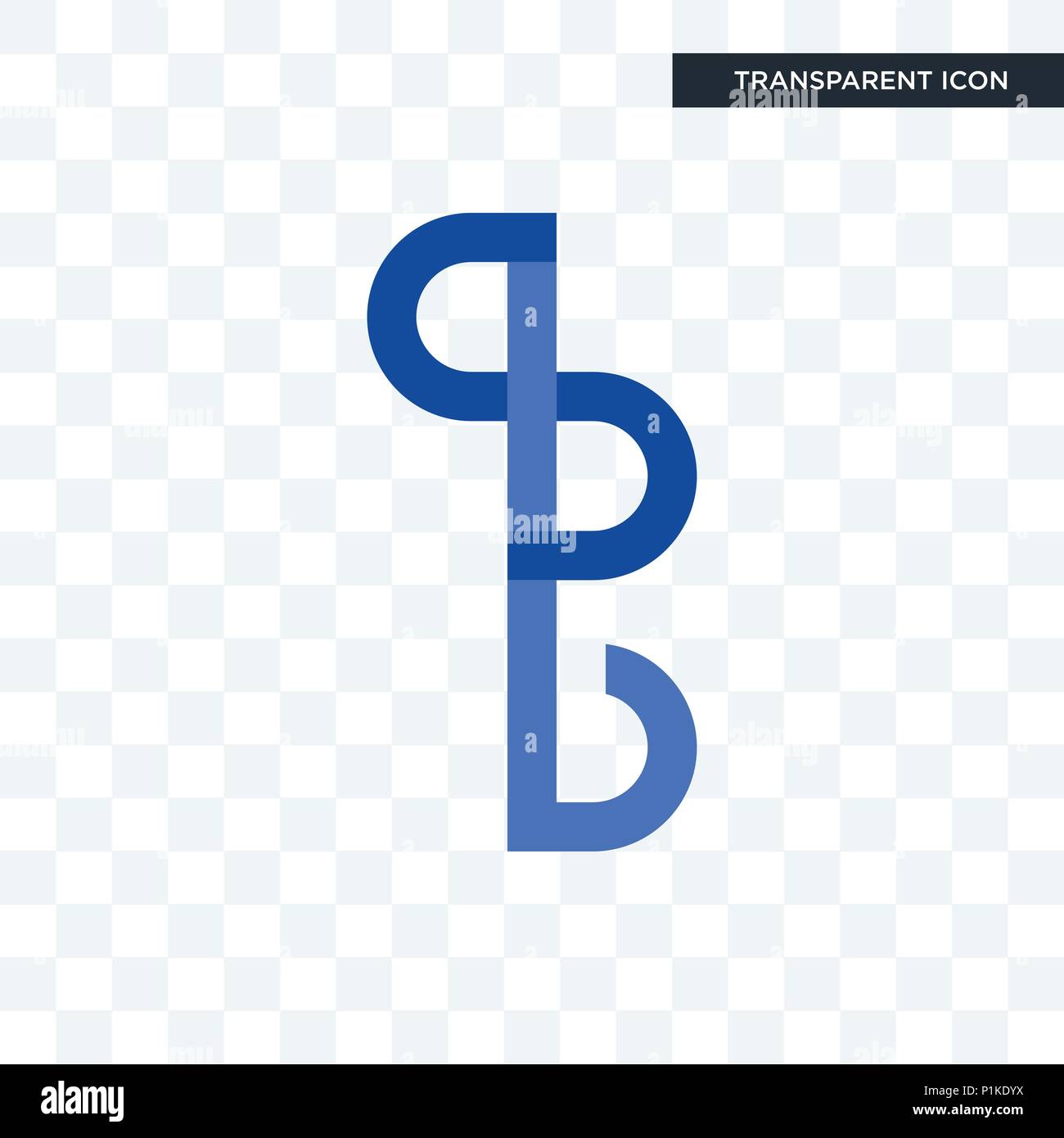 bs vector icon isolated on transparent background, bs logo concept ...