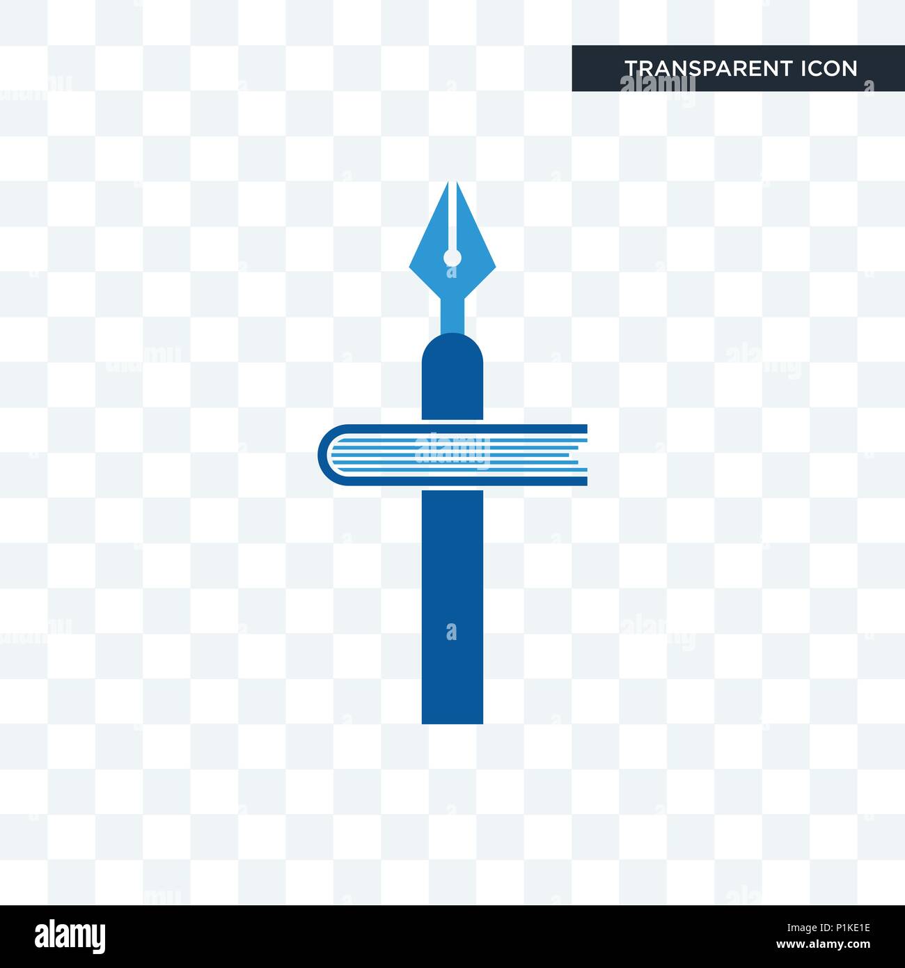 christian school vector icon isolated on transparent background ...