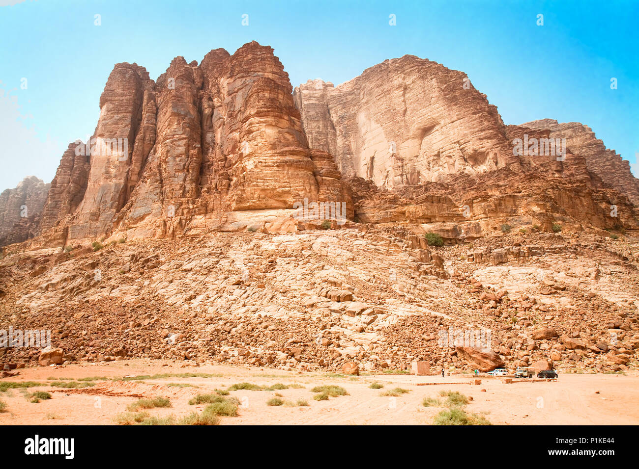 Rock hills above the famous Lawrence Spring, named after Lawrence of ...