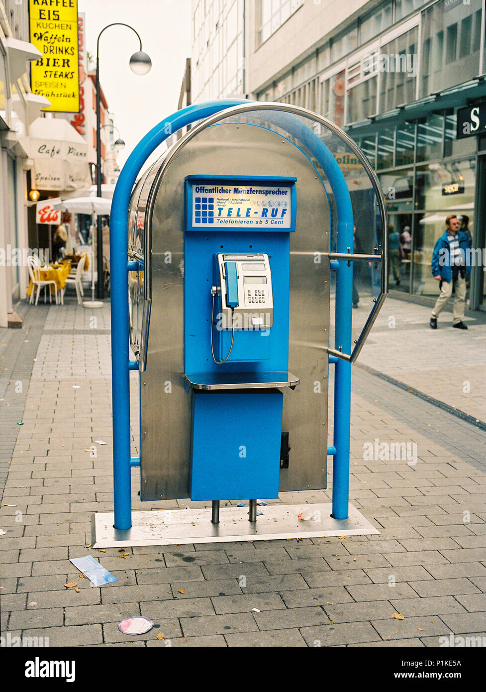 Coin operated telephone, Cologne, Germany, Europe Stock Photo - Alamy