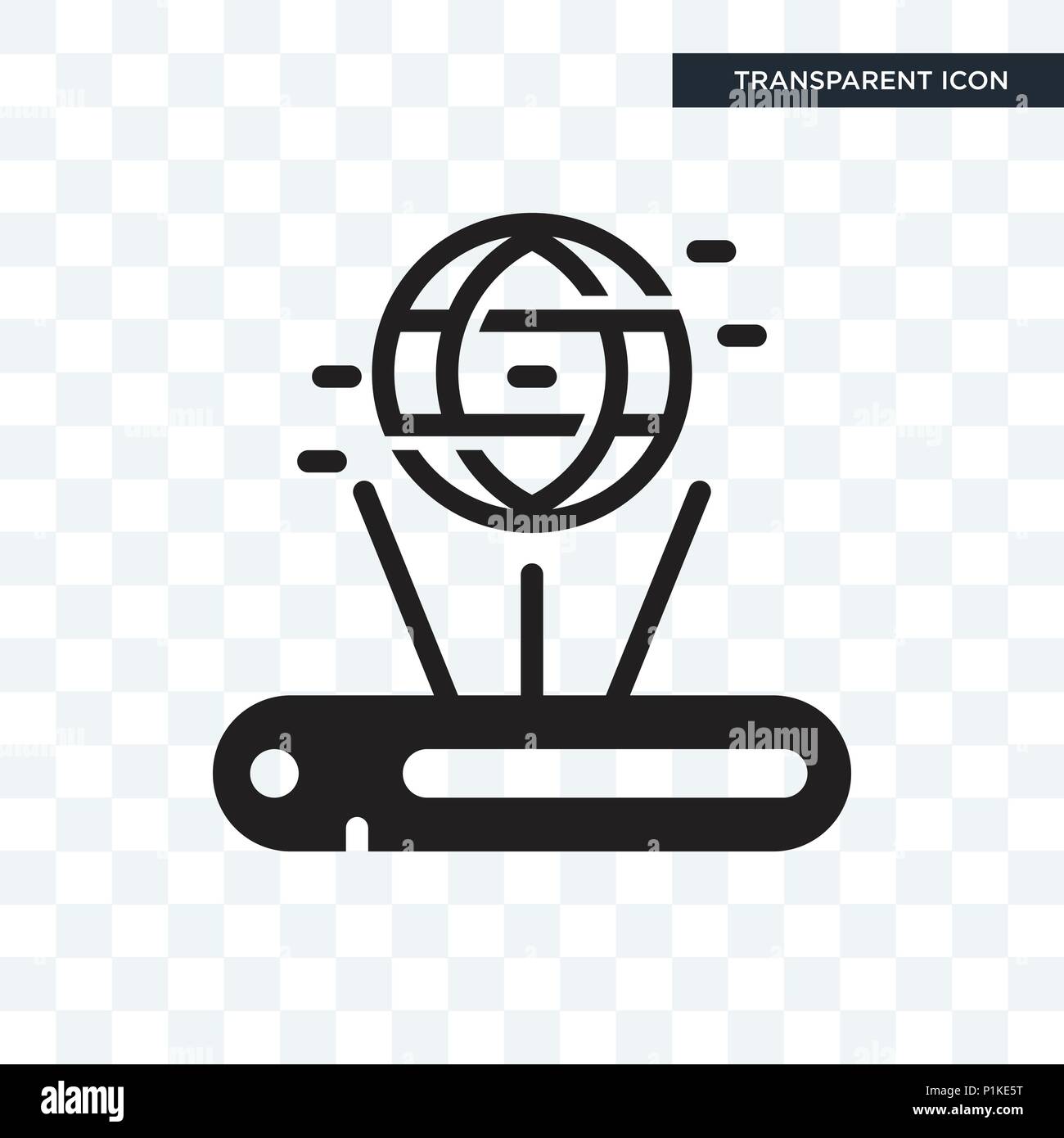 Hologram vector icon isolated on transparent background, Hologram logo ...