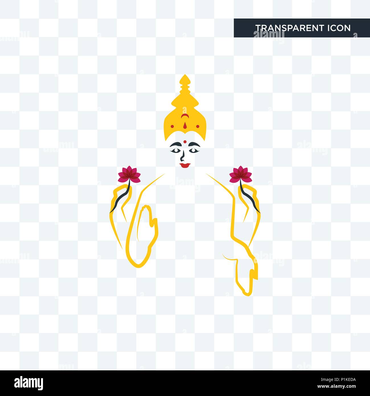 laxmi vector icon isolated on transparent background, laxmi logo ...