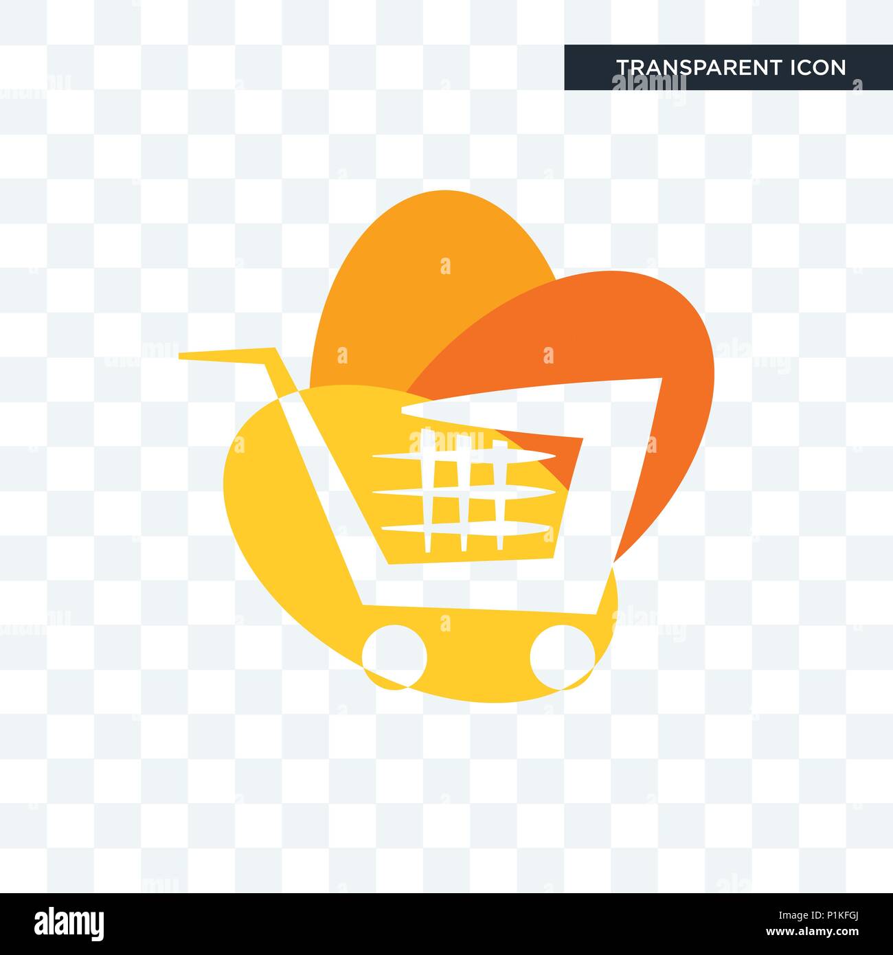 trolley vector icon isolated on transparent background, trolley logo ...