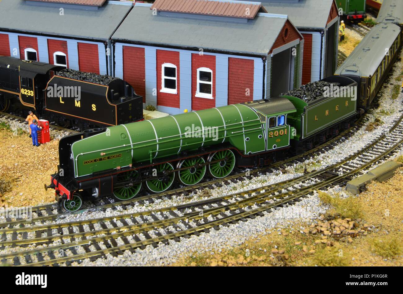 A model of a P2 Locomotive Stock Photo - Alamy