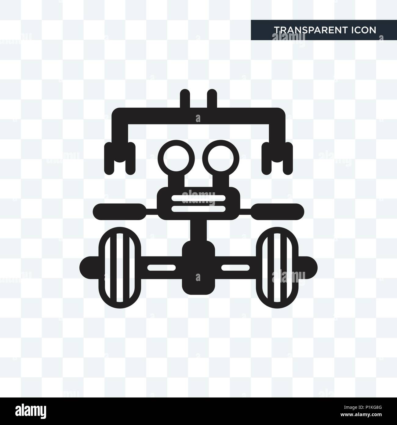 Robot vector icon isolated on transparent background, Robot logo concept Stock Vector Image ...