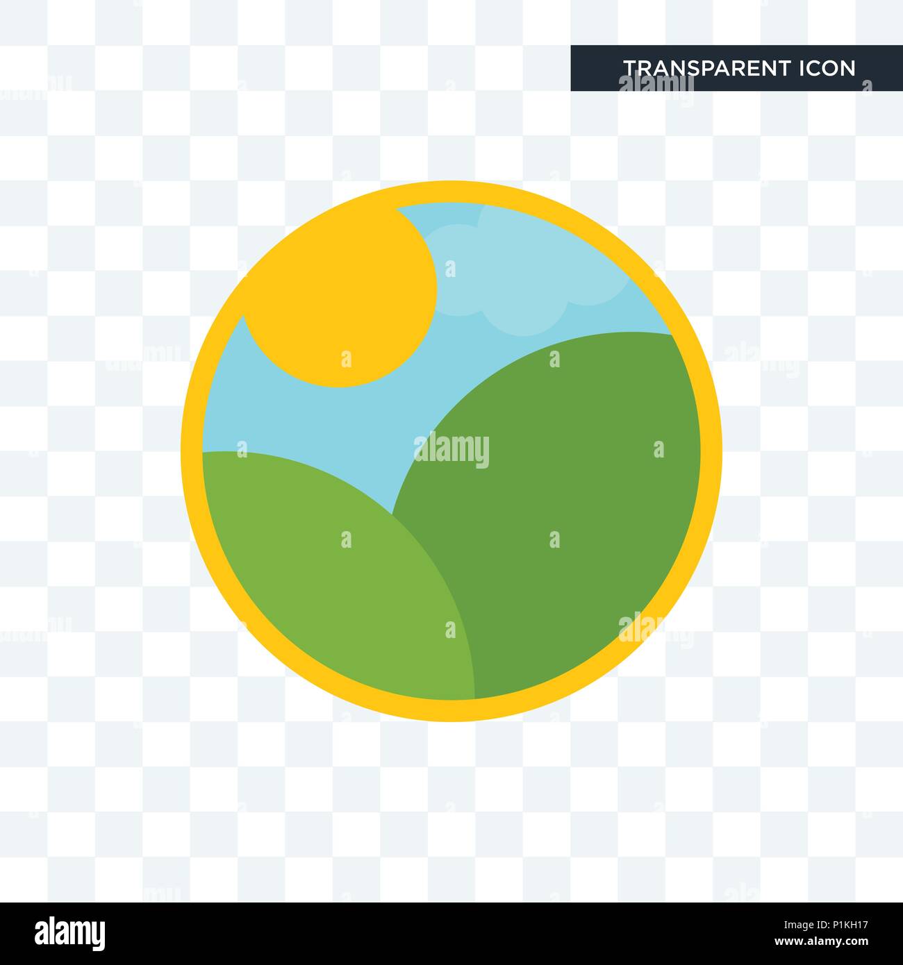 farm vector icon isolated on transparent background, farm logo concept ...