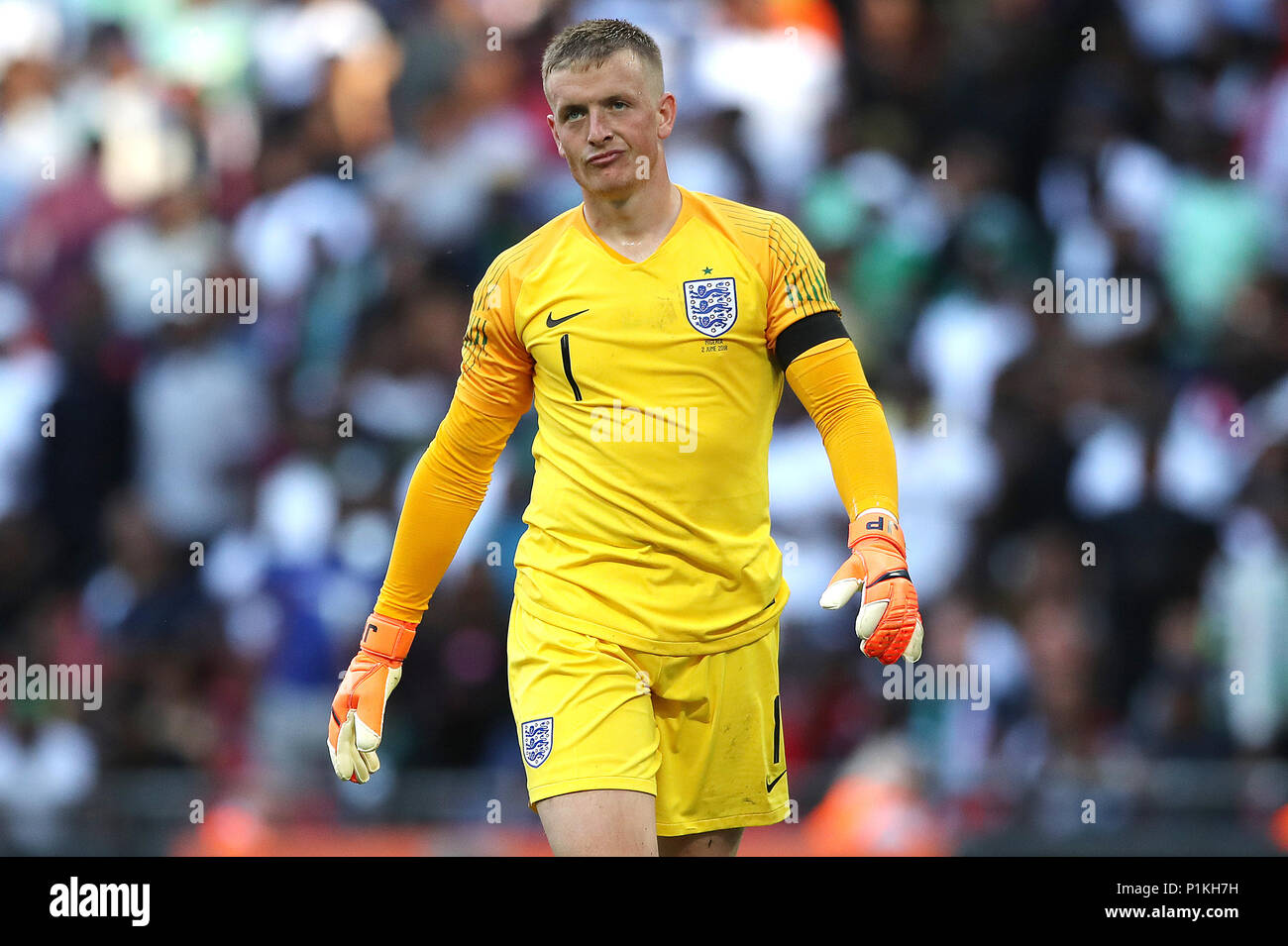 England Goalkeeper Jordan Pickford Stock Photo - Alamy