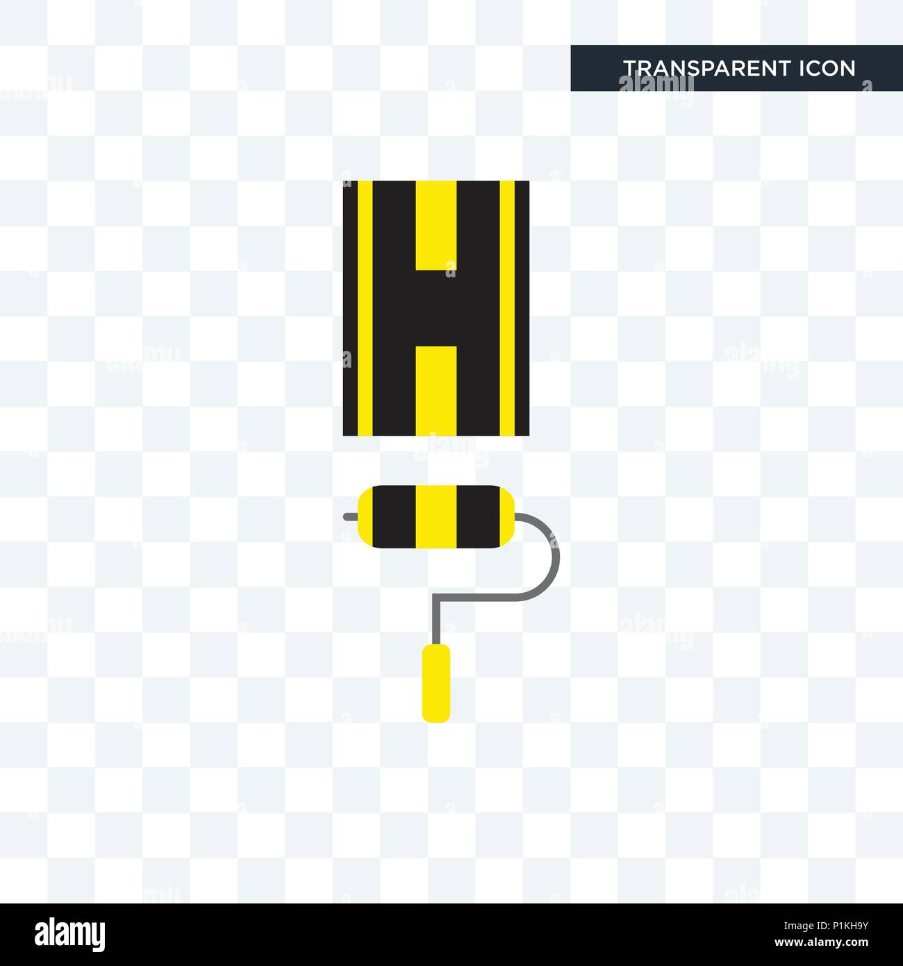 highway vector icon isolated on transparent background, highway logo ...