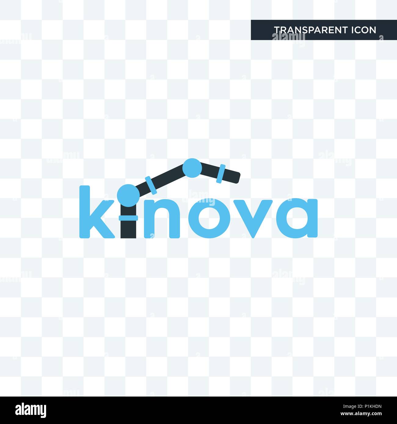 kinova vector icon isolated on transparent background, kinova logo ...