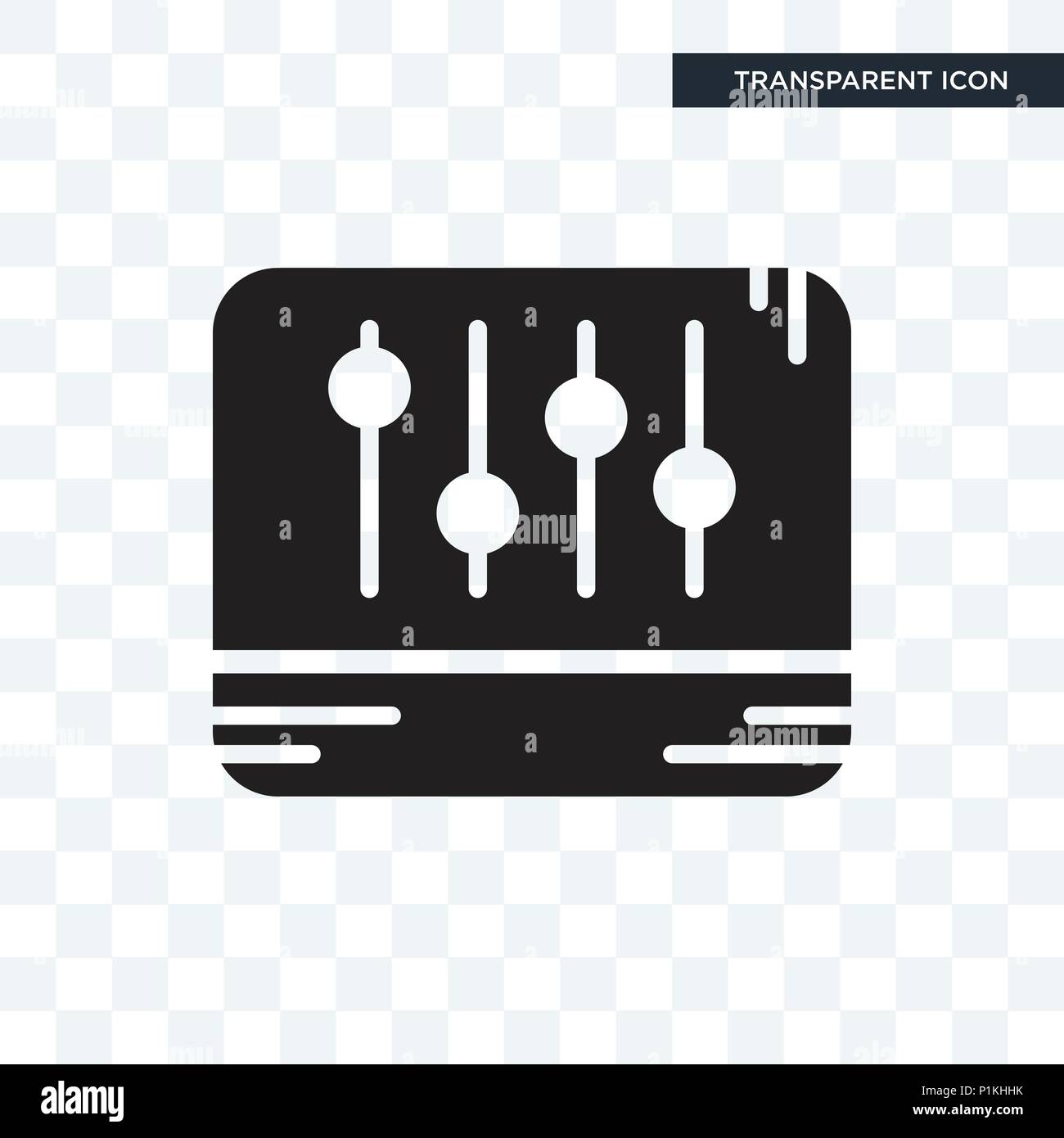 Levels vector icon isolated on transparent background, Levels logo ...