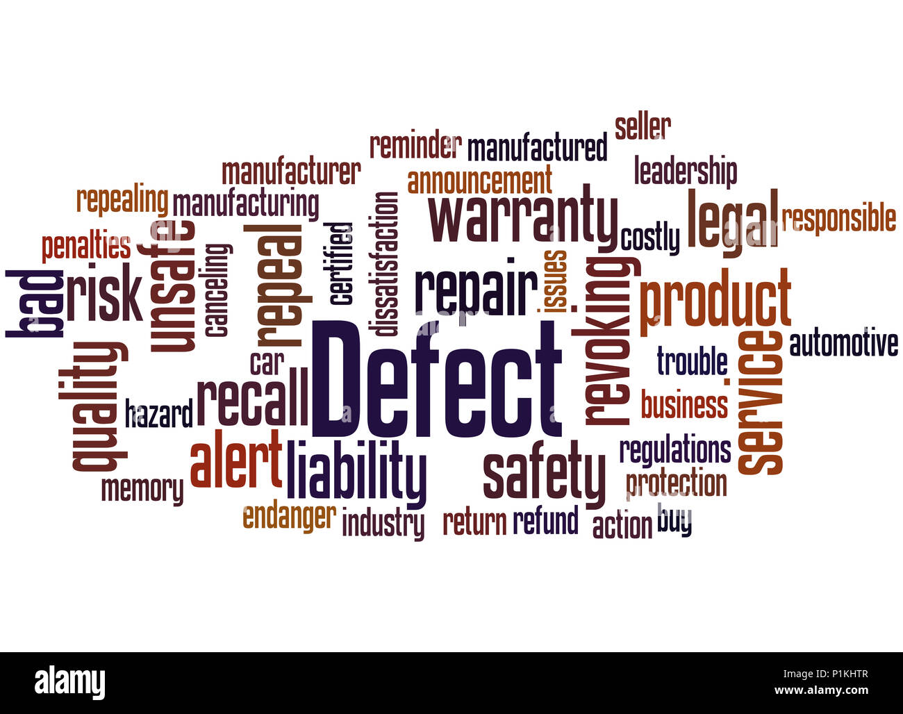 Defect, word cloud concept on white background Stock Photo - Alamy