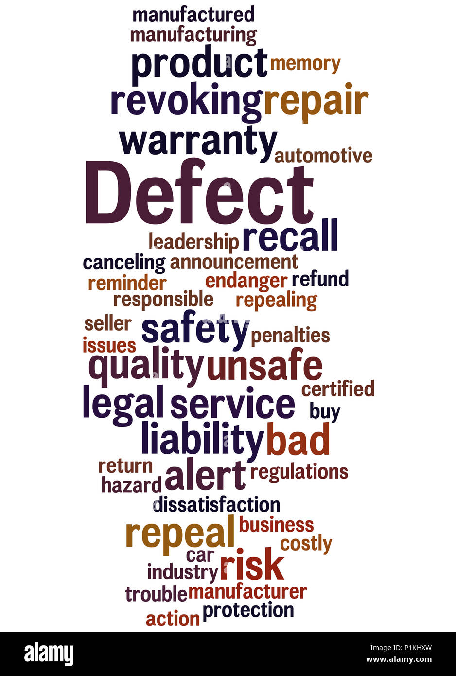 Defect, word cloud concept on white background Stock Photo - Alamy