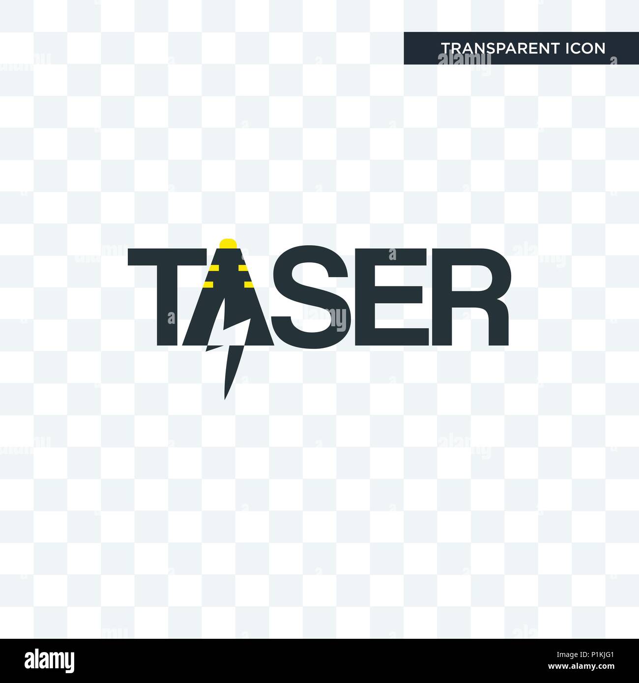 Taser icon vector vectors hi-res stock photography and images - Alamy