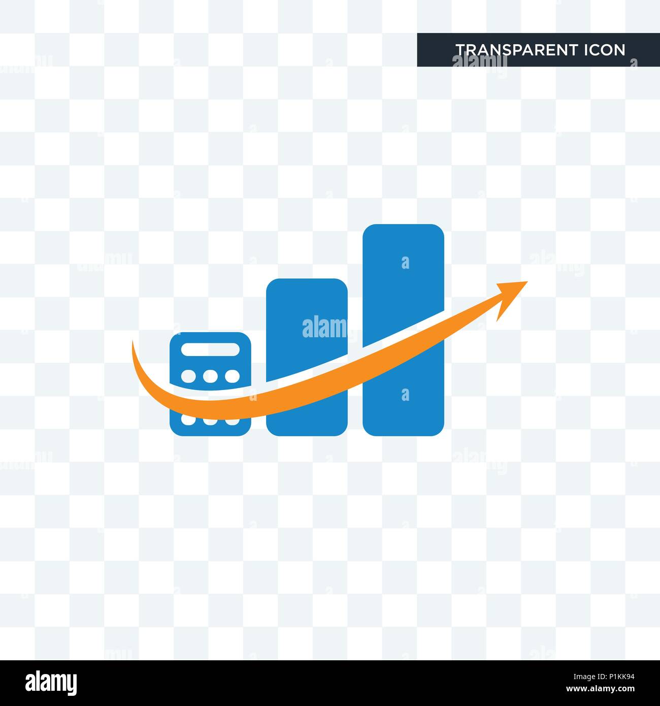 accounting vector icon isolated on transparent background, accounting ...
