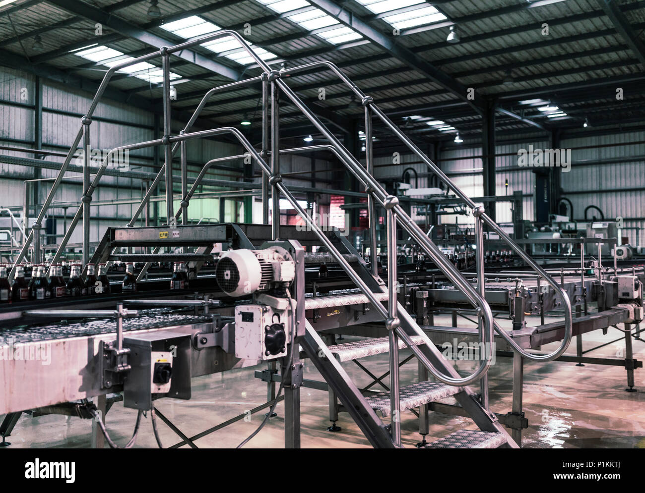 LUANDA/ANGOLA 23 MAY 2018 - Indoor view of beverages factory Stock ...