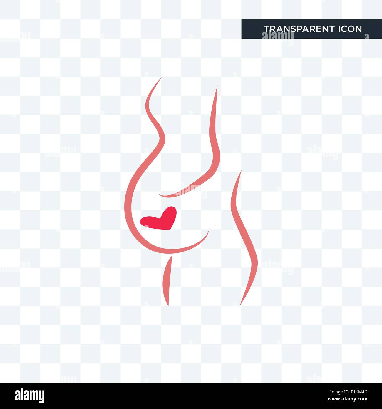 gynaecologist vector icon isolated on transparent background ...