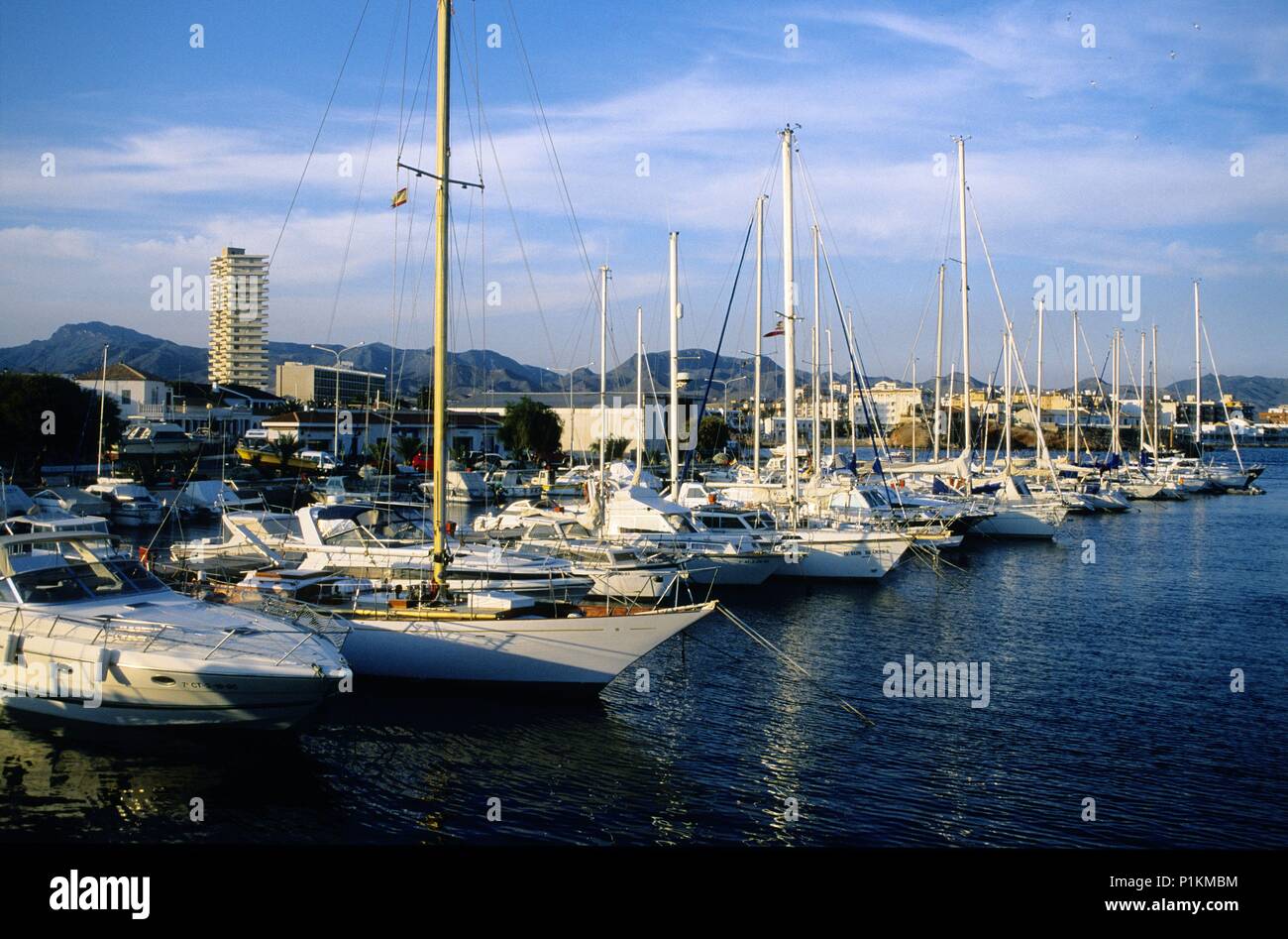Puerto de Mazarrón: sportif port Stock Photo - Alamy