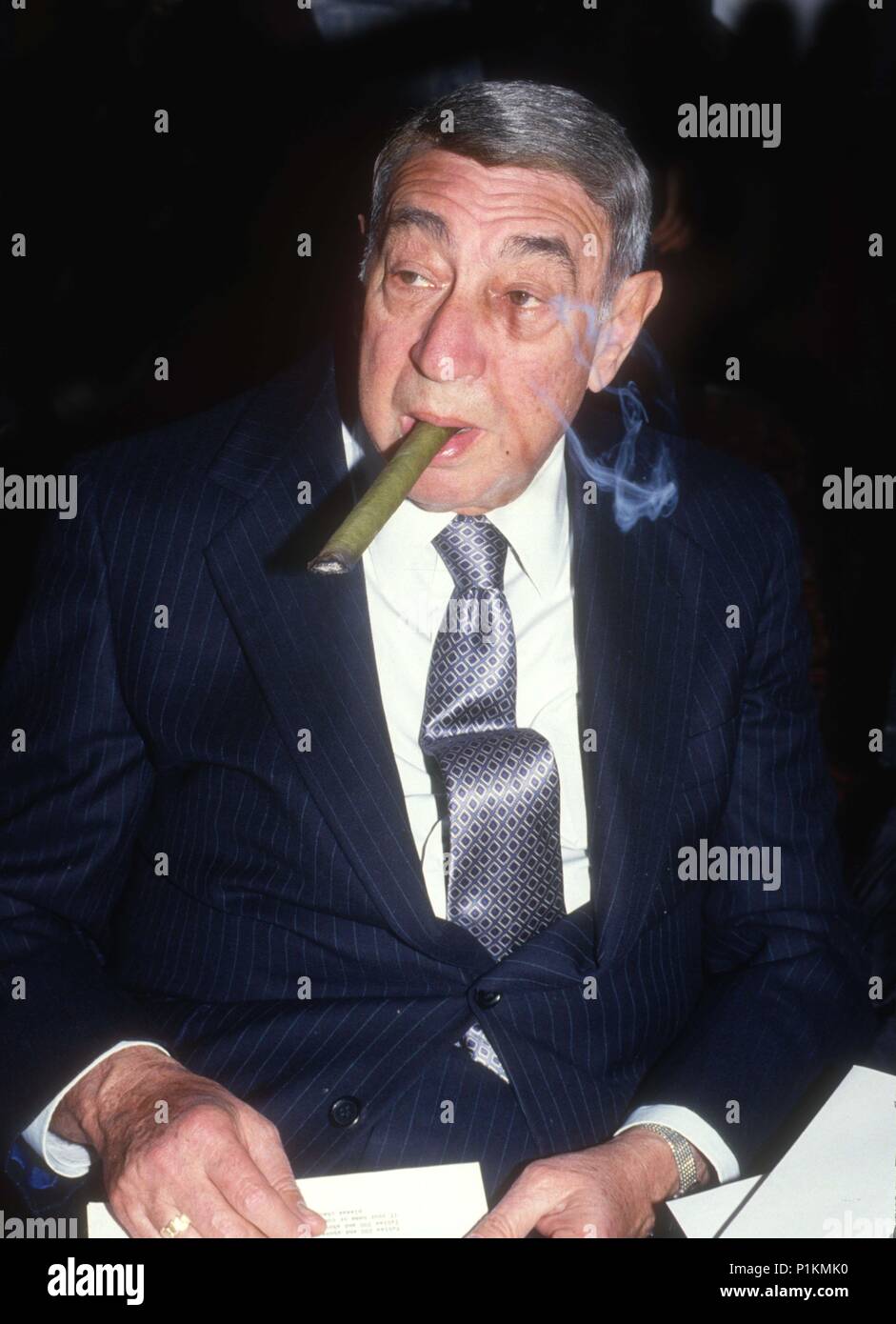 Howard Cosell 1991 Photo By John Barrett/PHOTOlink.net Stock Photo - Alamy