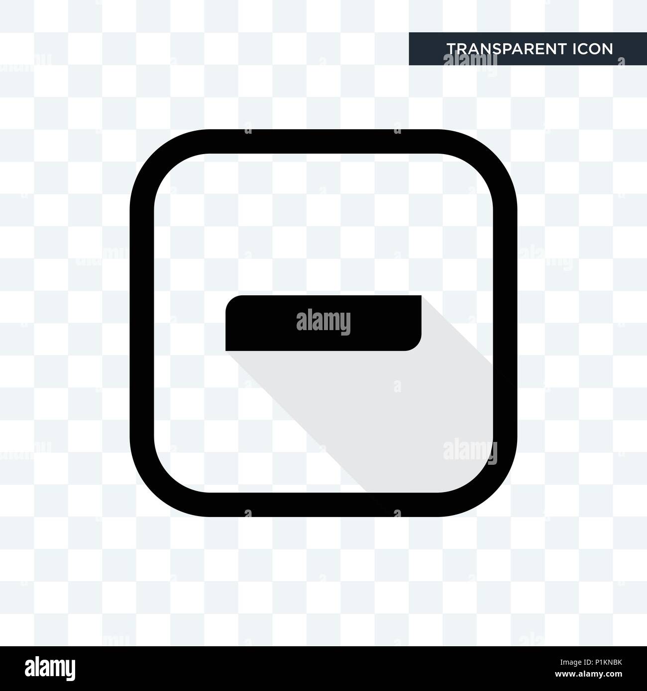 hyphen vector icon isolated on transparent background, hyphen logo ...