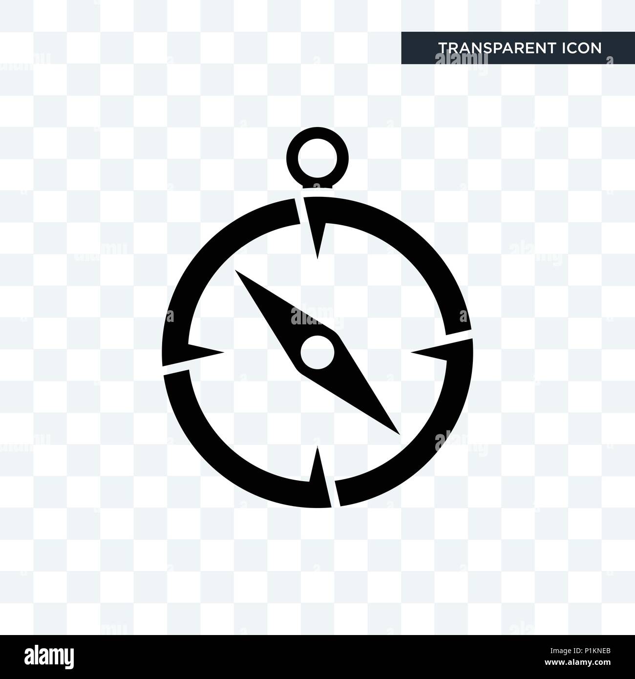 compas vector icon isolated on transparent background, compas logo ...
