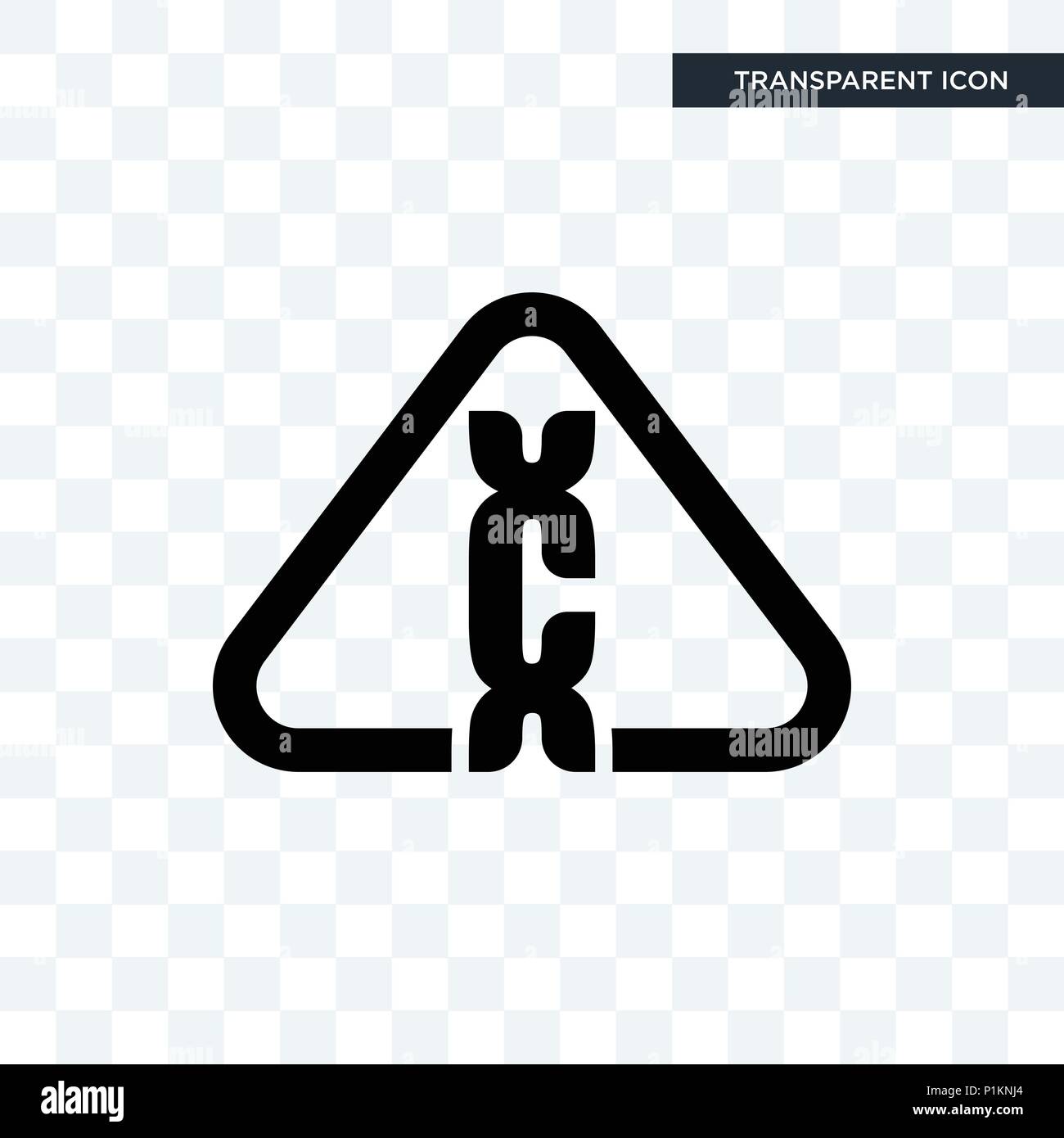 carcinogen vector icon isolated on transparent background, carcinogen ...
