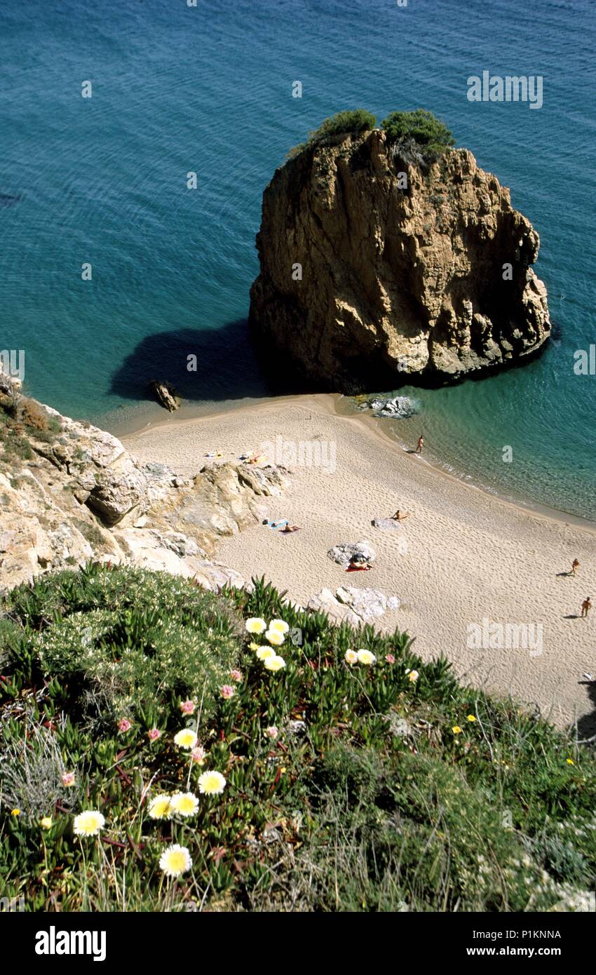 Begur; playa / platja nudista d´Illa Roja Stock Photo - Alamy
