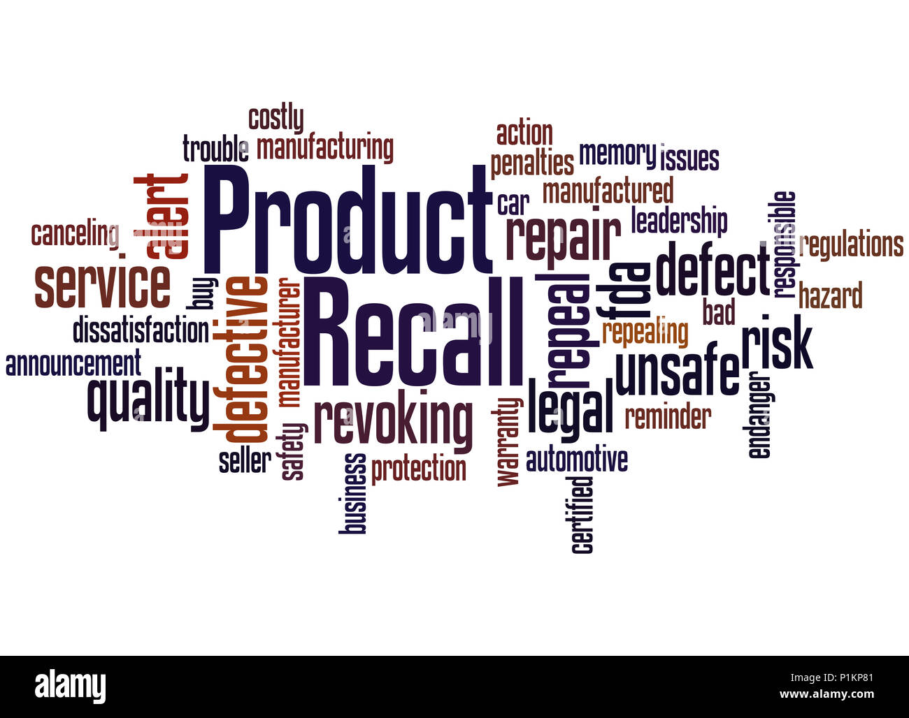Recalled product Cut Out Stock Images & Pictures - Alamy