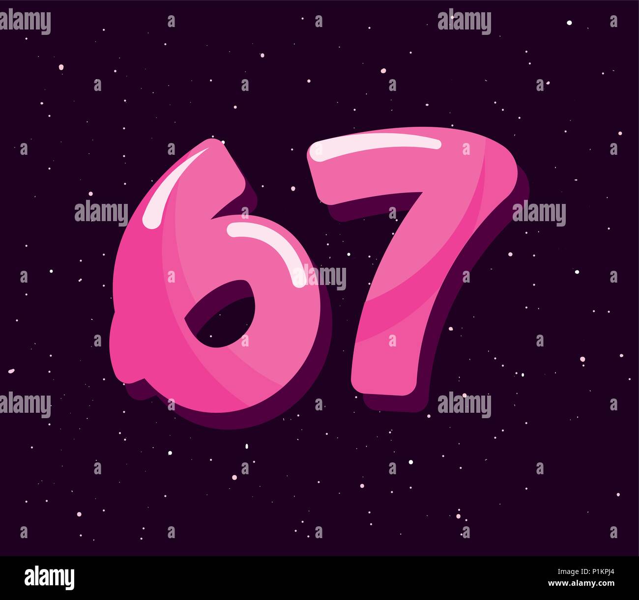 set numbers comic style vector illustration design Stock Vector Image ...