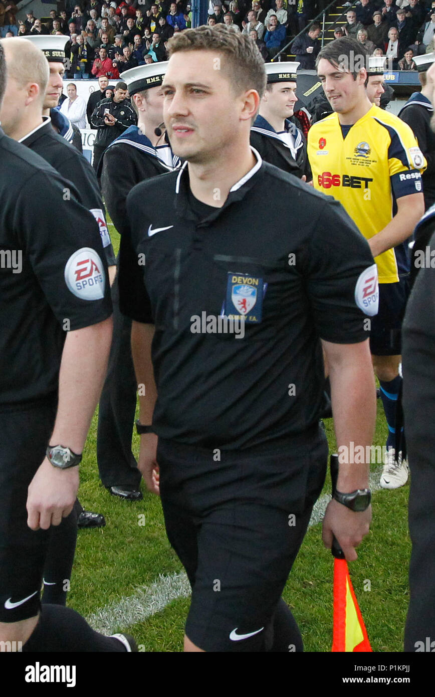 Assistant referee Adam Hopkins Stock Photo - Alamy