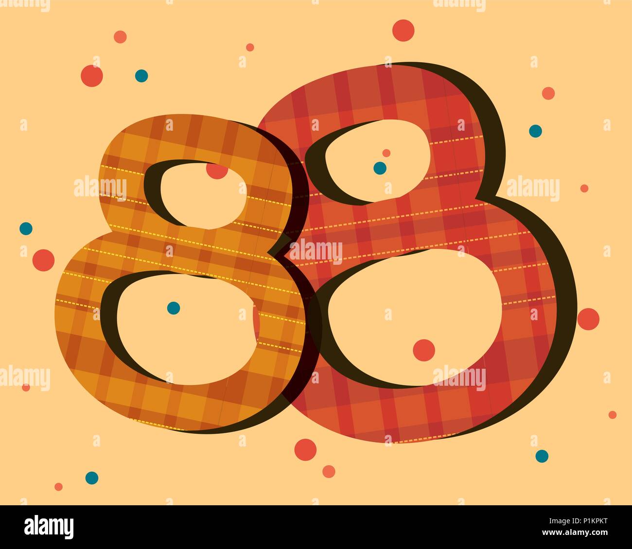 set numbers comic style vector illustration design Stock Vector Image ...