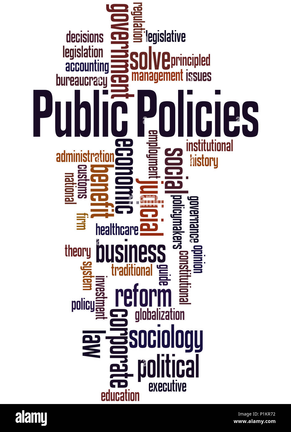 Public Policies, word cloud concept on white background Stock Photo - Alamy