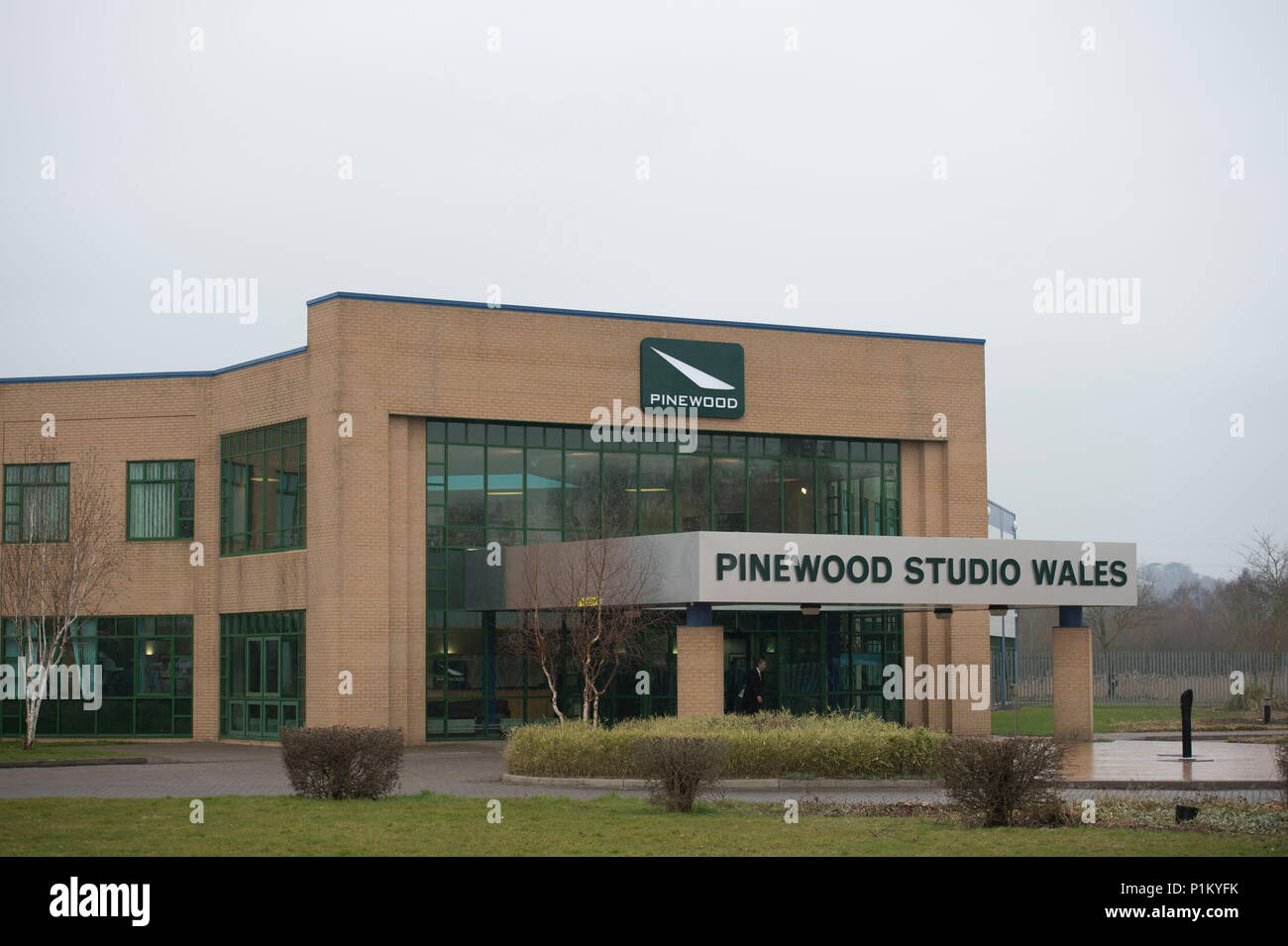 A general view of the Pinewood Studio building at Cardiff, Wales, UK ...