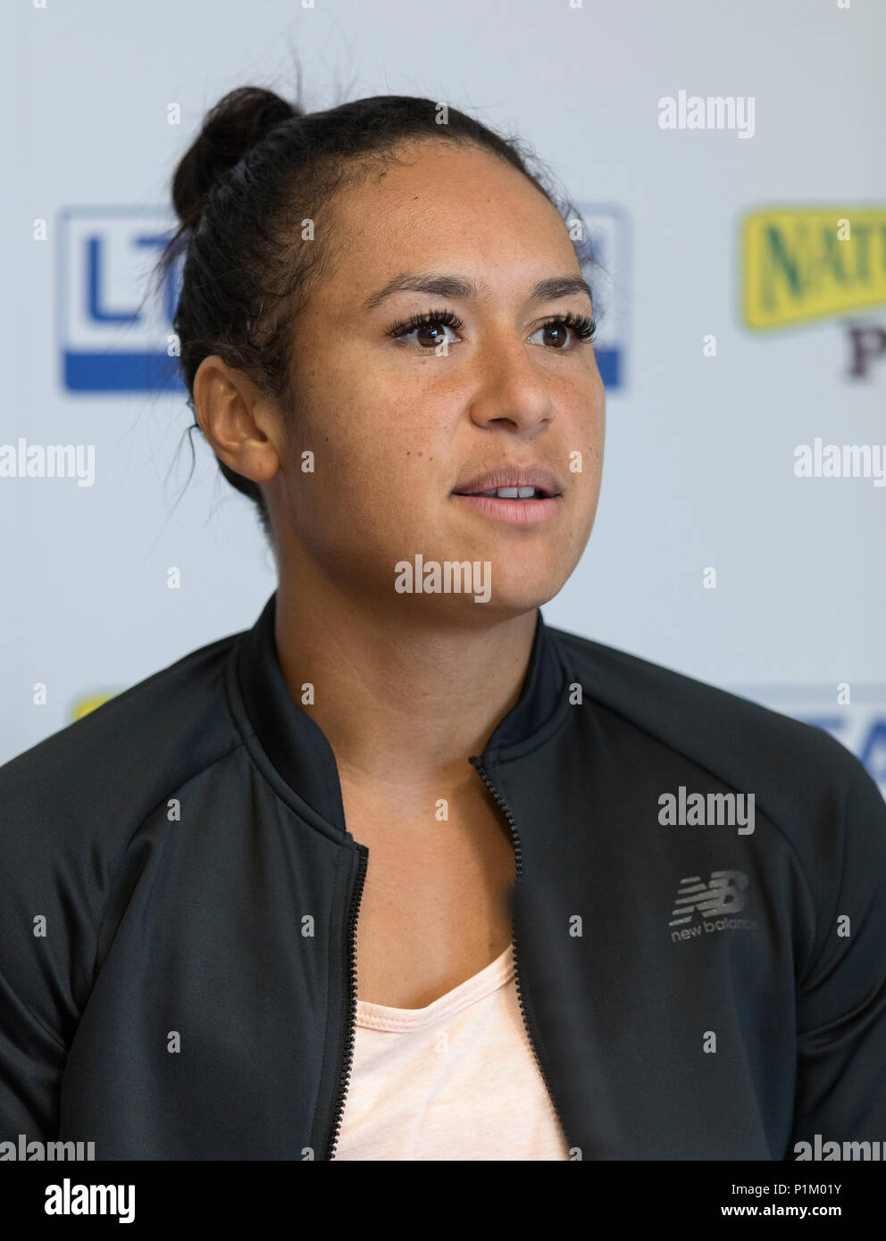 Heather Watson Tennis Player Portrait - Press Conference Stock Photo ...