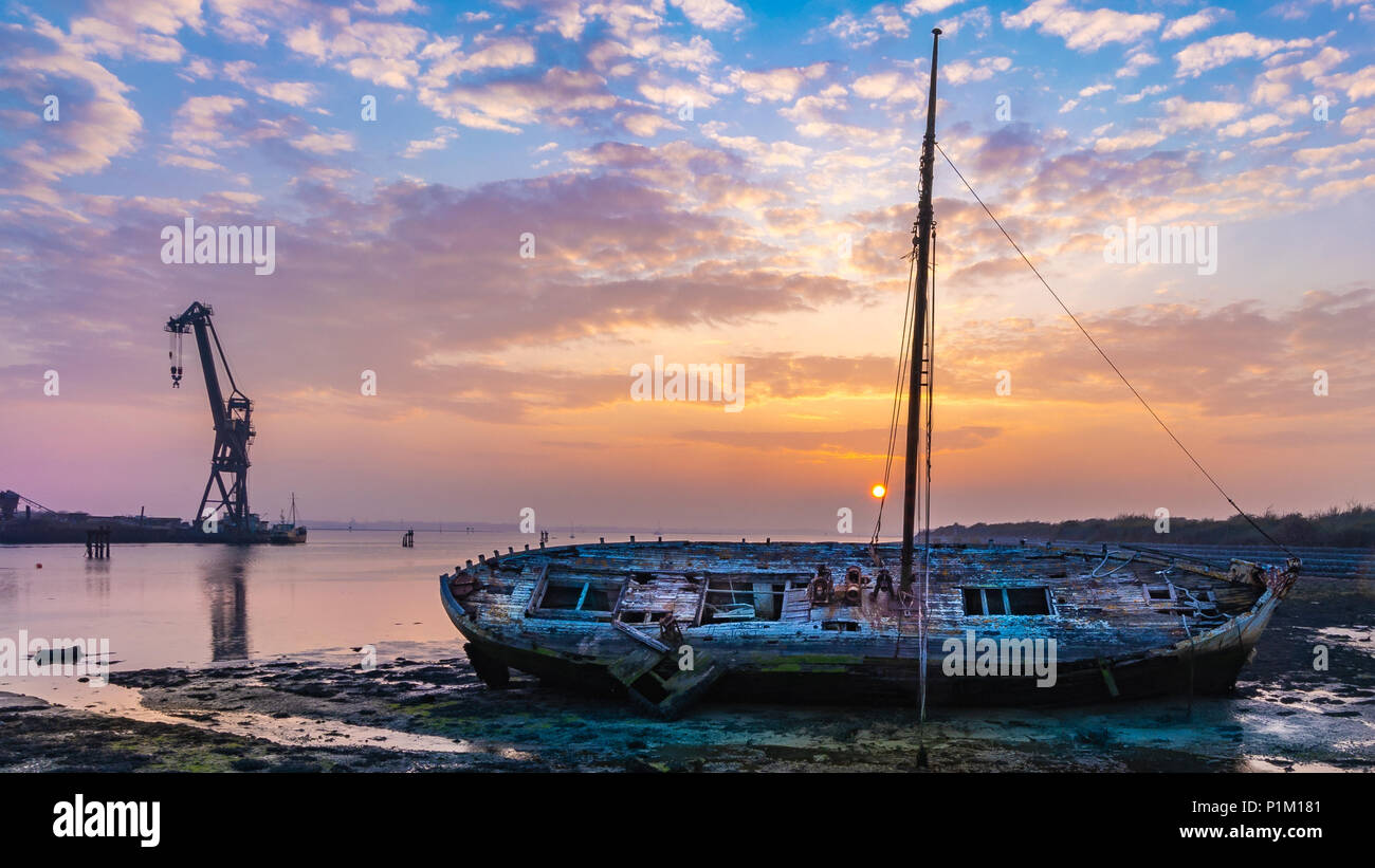 Tipner shipwreck hi-res stock photography and images - Alamy