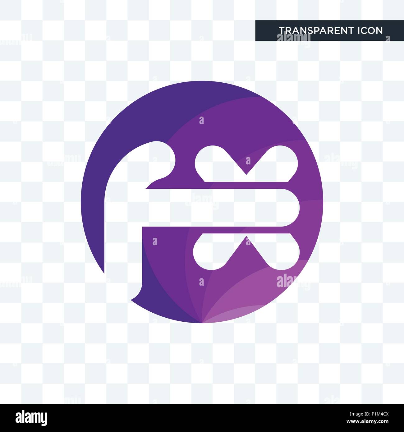 fx white vector icon isolated on transparent background, fx white logo ...