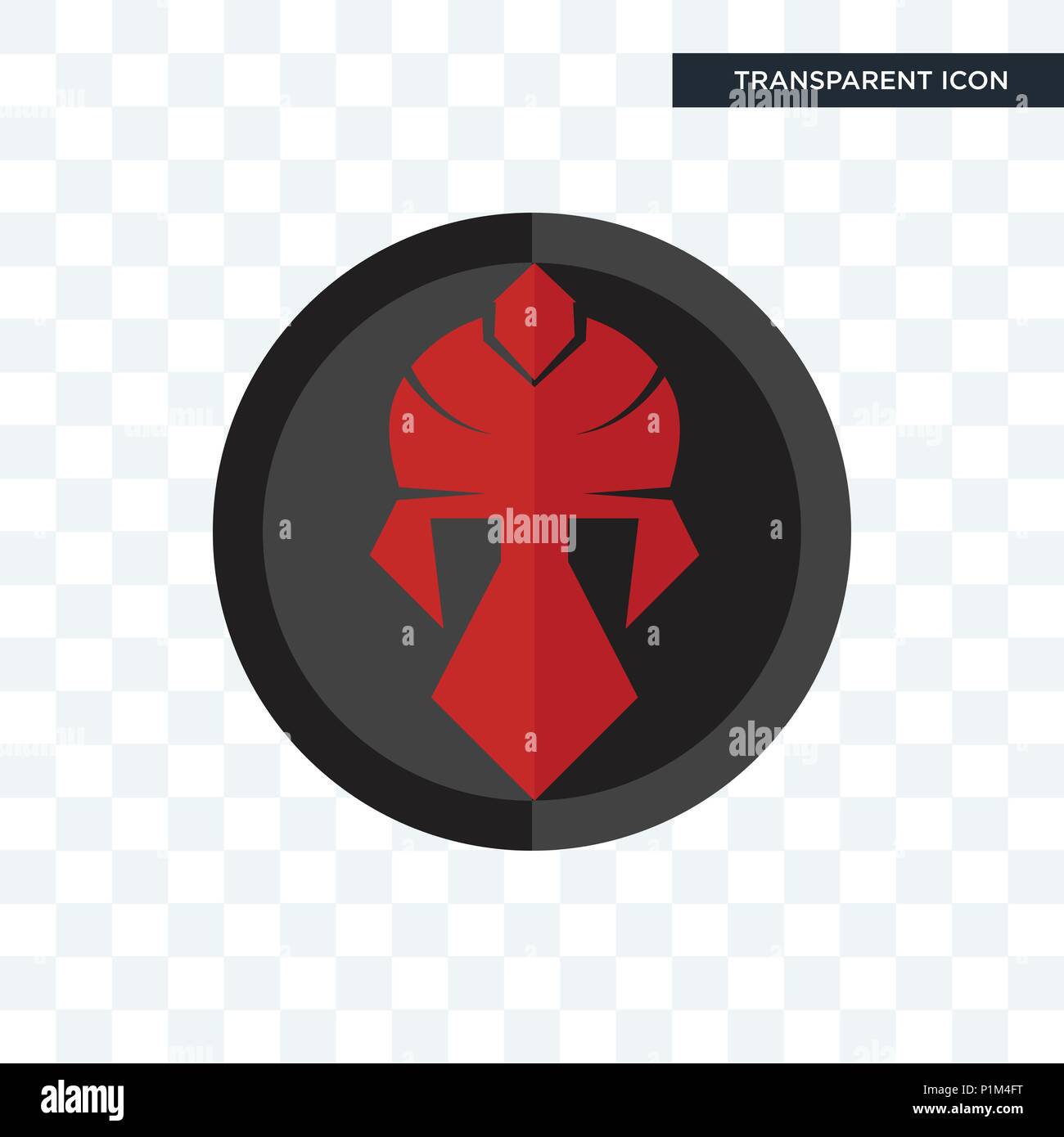 spartan vector icon isolated on transparent background, spartan logo ...