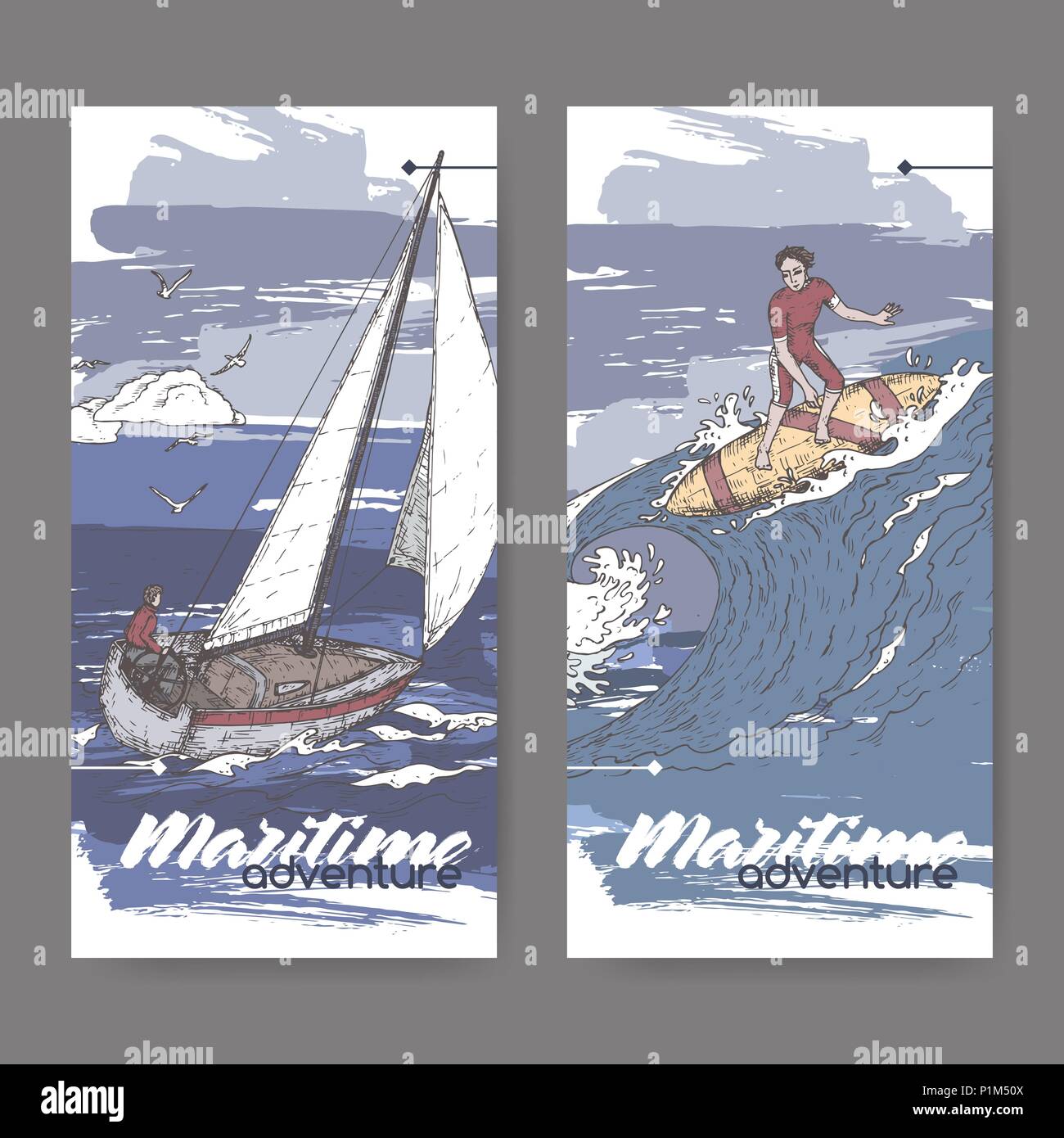 Helmsman boat Stock Vector Images - Alamy