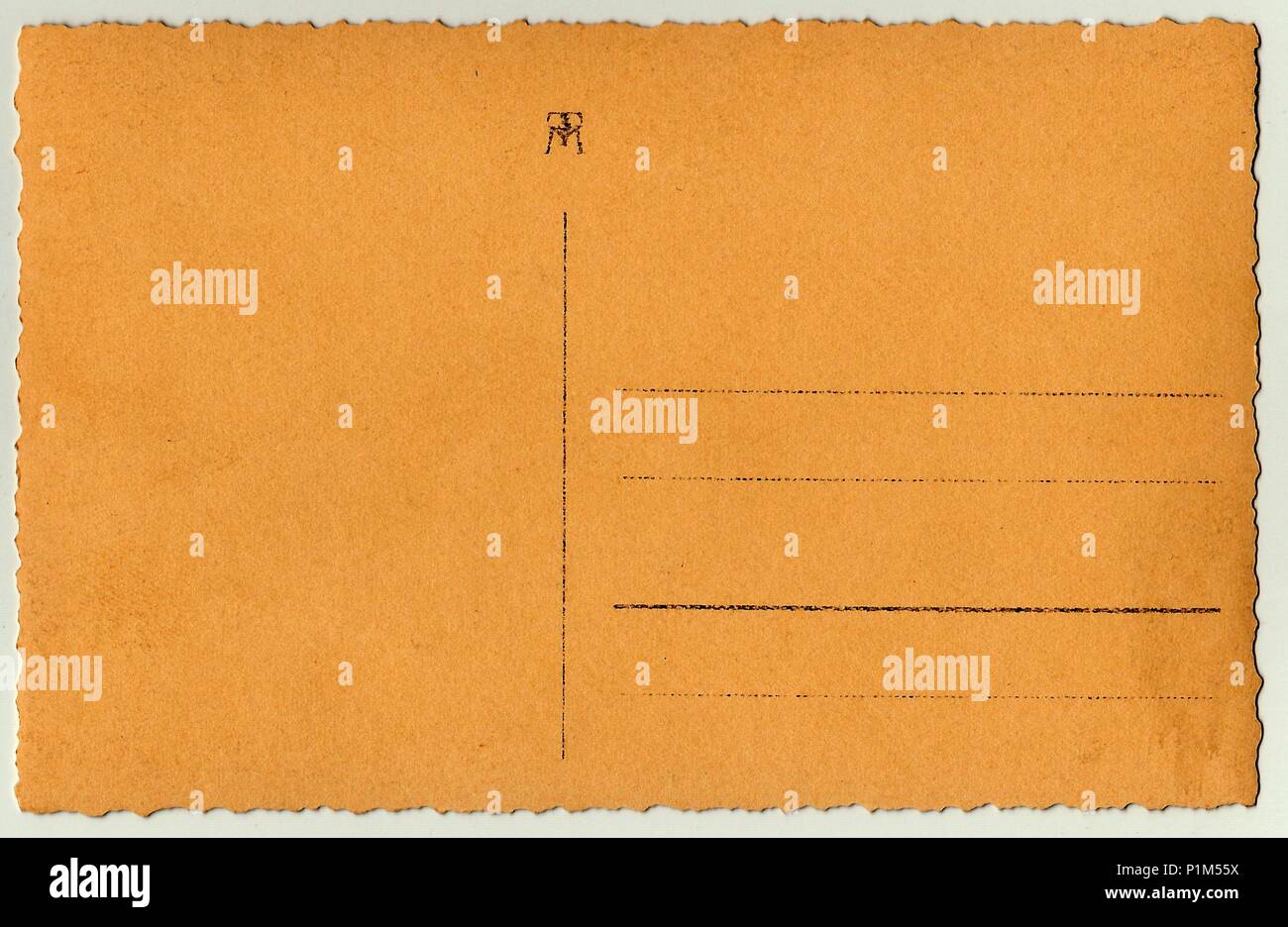 Back of a vintage photo - postcard. Rich stain and paper details. Can ...