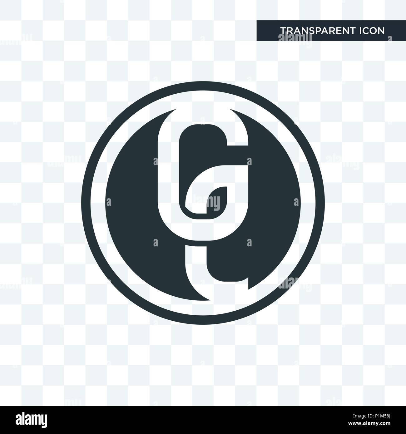 ge white vector icon isolated on transparent background, ge white logo ...